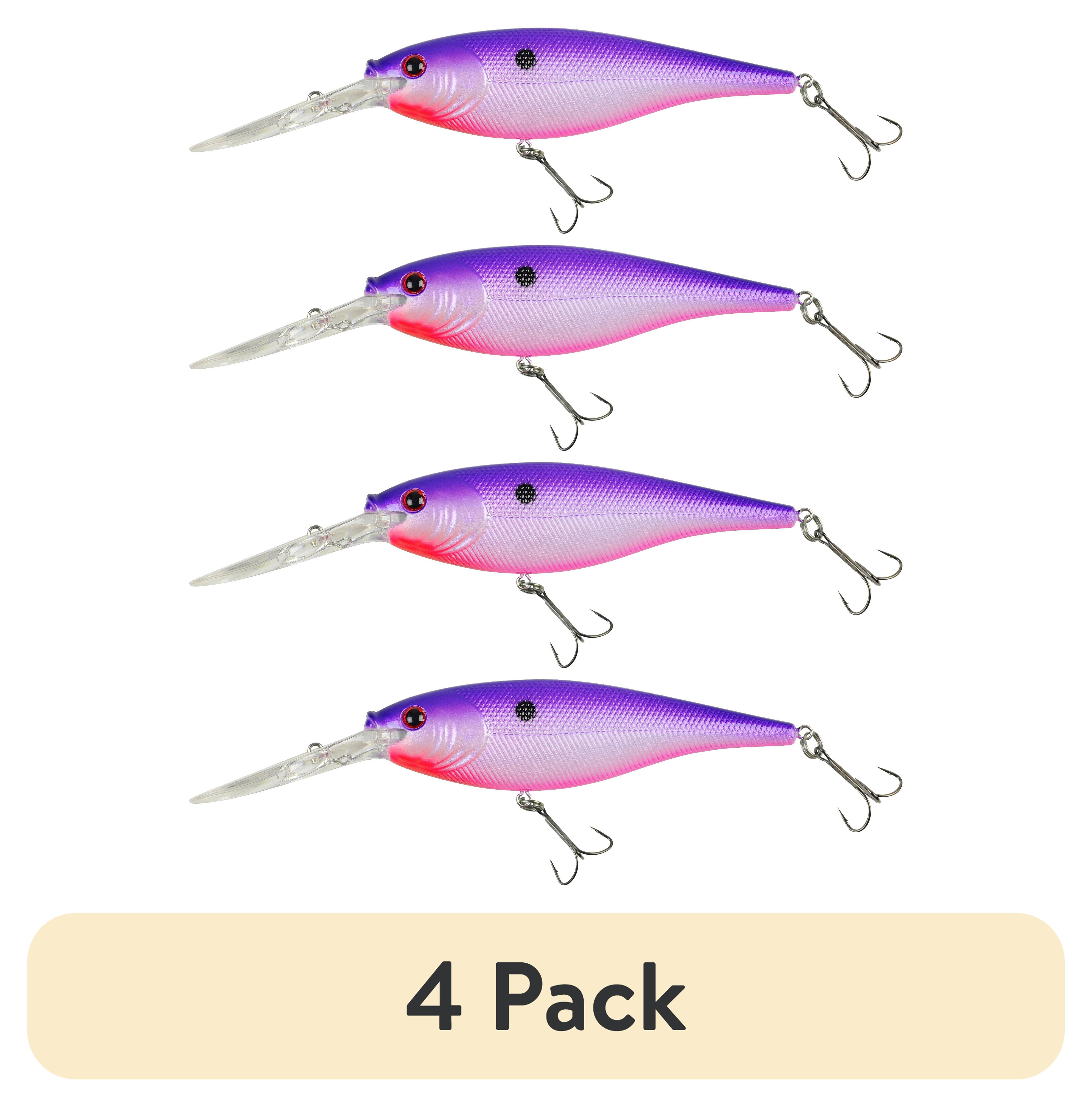 (4 pack) Berkley Flicker Shad Fishing Lure, Prime Time, 3/16 oz ...