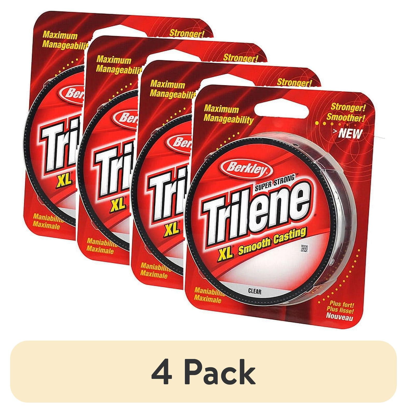 (4 pack) Berkley Trilene® XL® Monofilament Fishing Line, Fluorescent ...