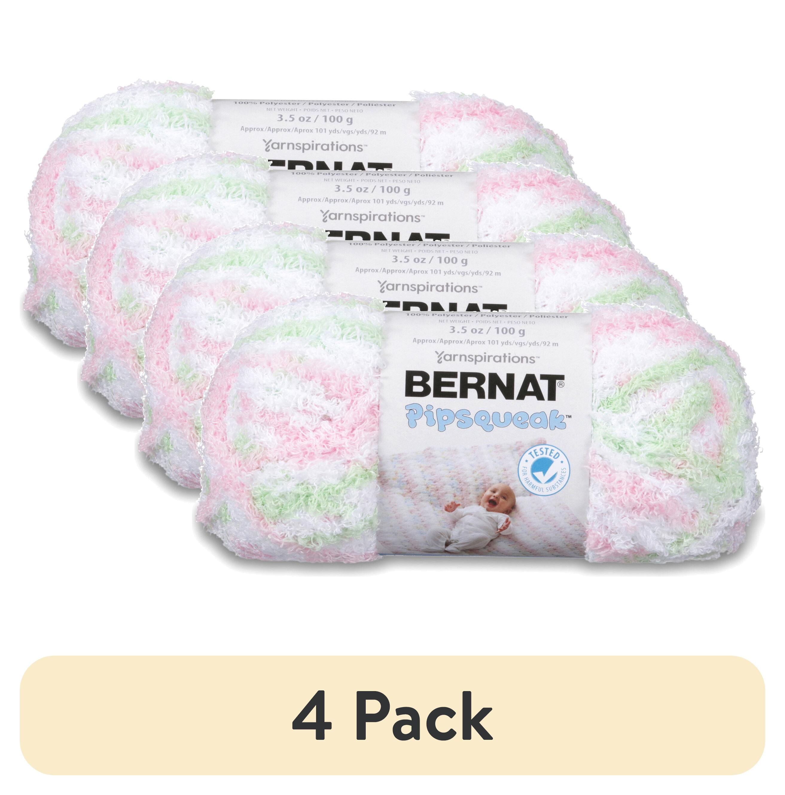 (4 pack) Bernat Pipsqueak Yarn, 100g, Candy Girl - Walmart.com