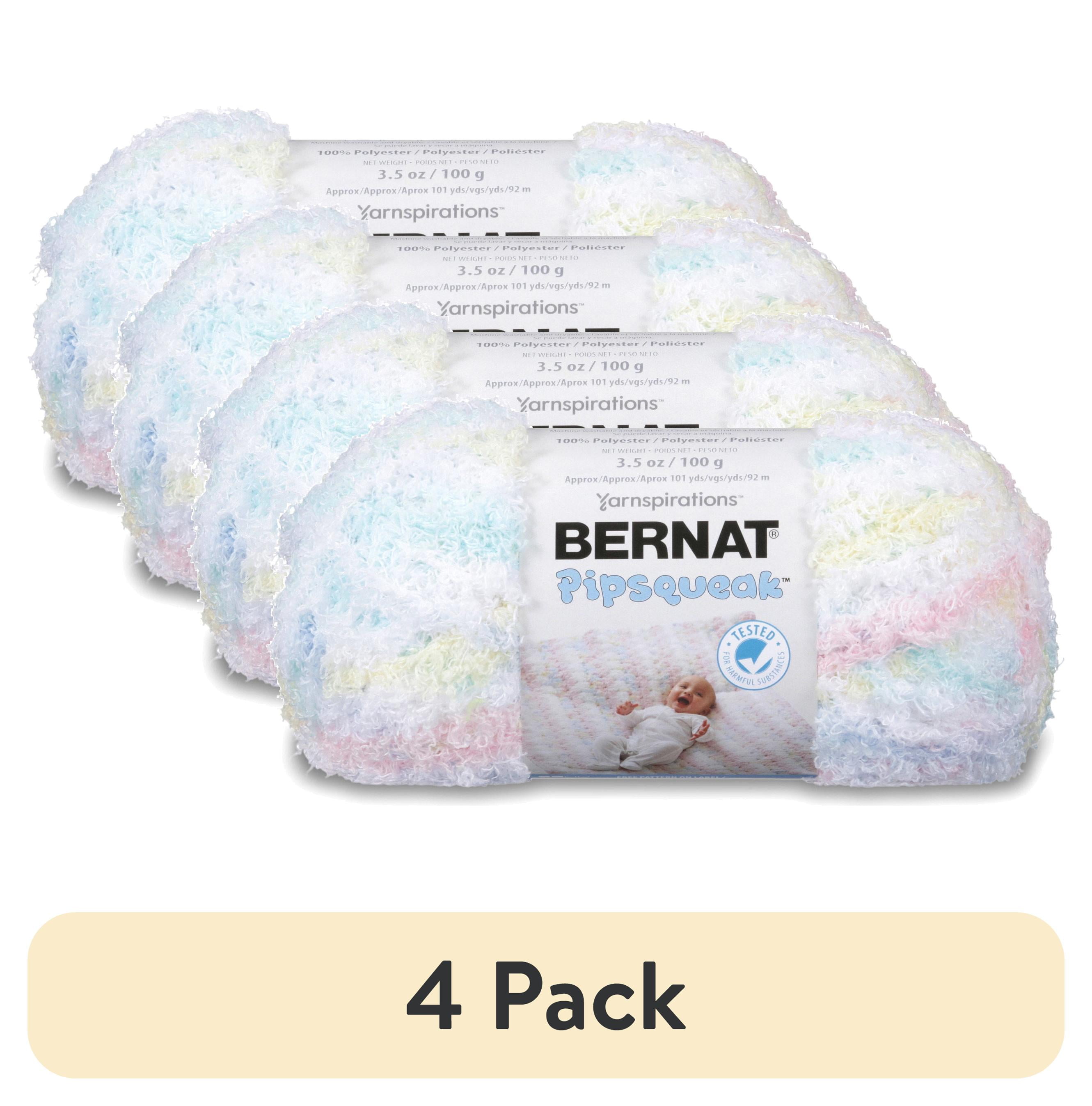 (4 pack) Bernat Polyester Pipsqueak Baby Print Yarn, 1 Each - Walmart.com
