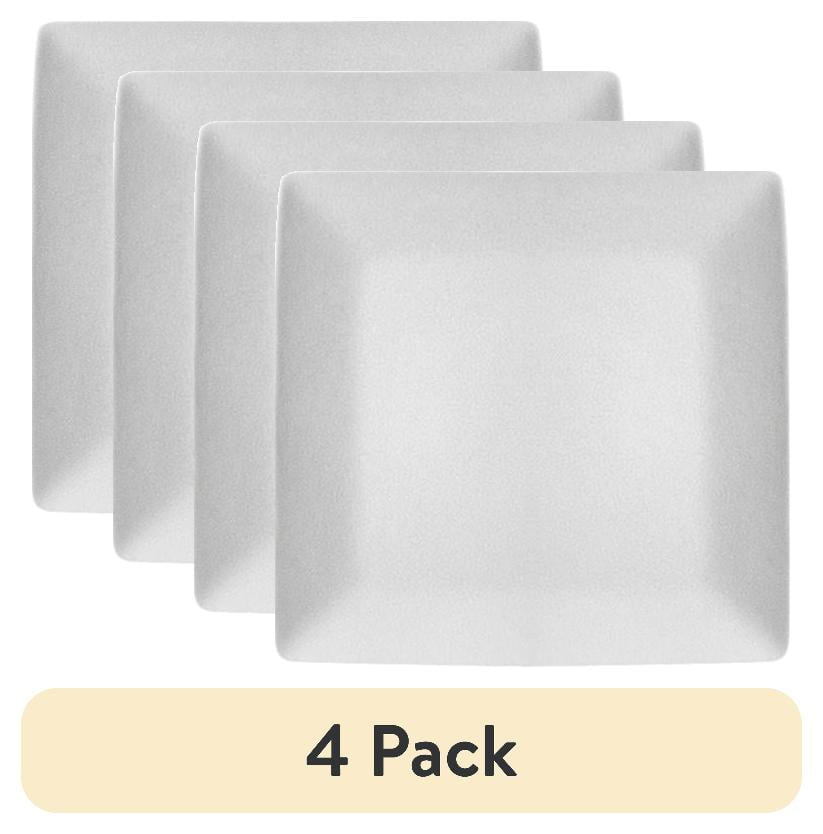 (4 pack) Better Homes & Gardens Anderson Cream Square-Shaped Stoneware ...