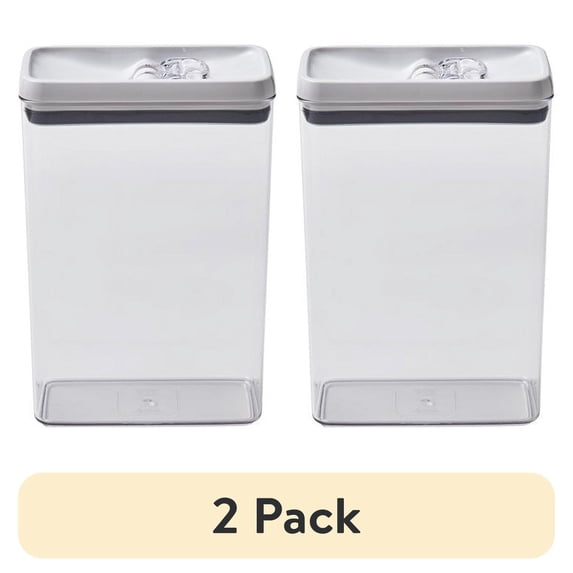 (4 pack) Better Homes & Gardens Canister - 17.3 Cup Flip-Tite ...