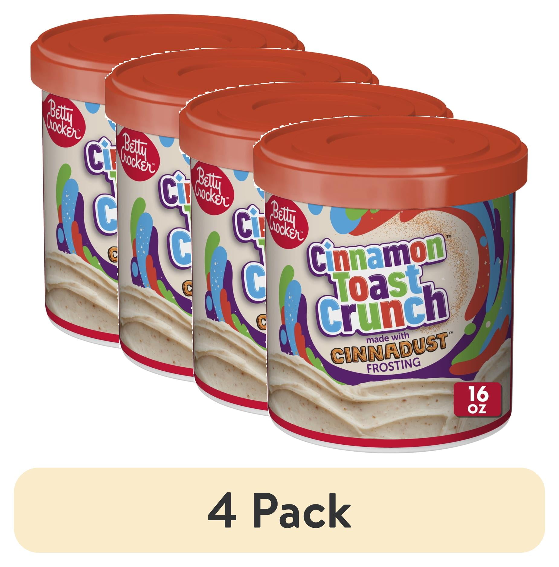 (4 pack) Betty Crocker Cinnamon Toast Crunch Frosting, Made with ...