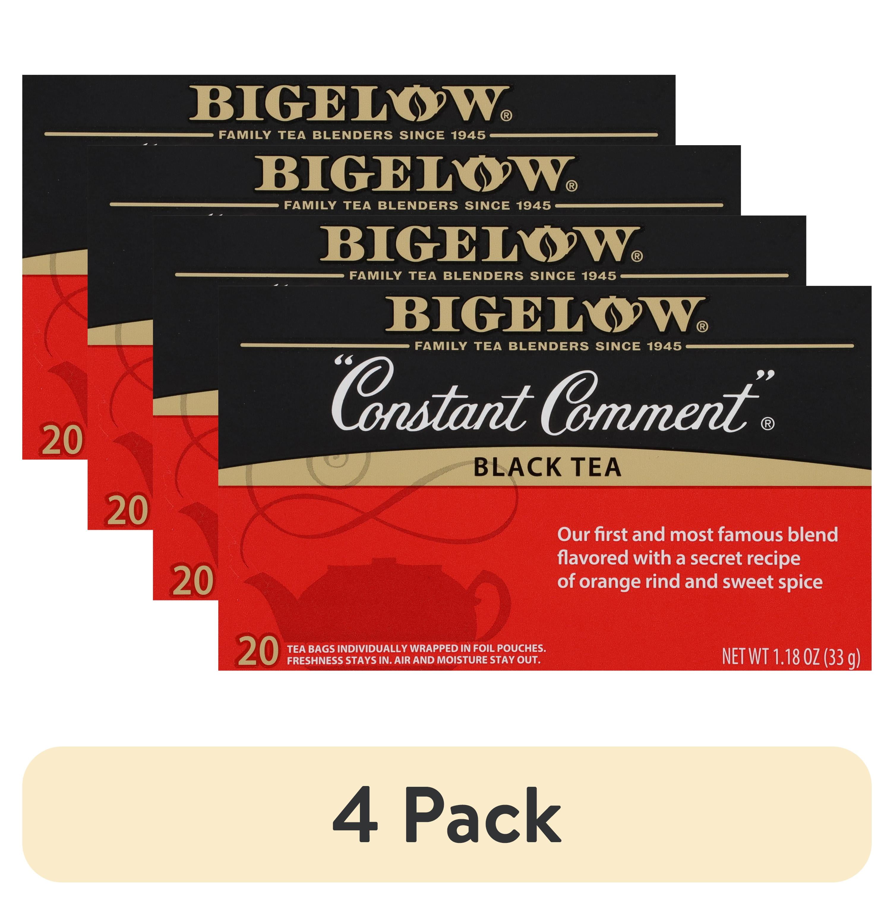 (4 pack) Bigelow Constant Comment, Black Tea Bags, 20 Count - Walmart.com