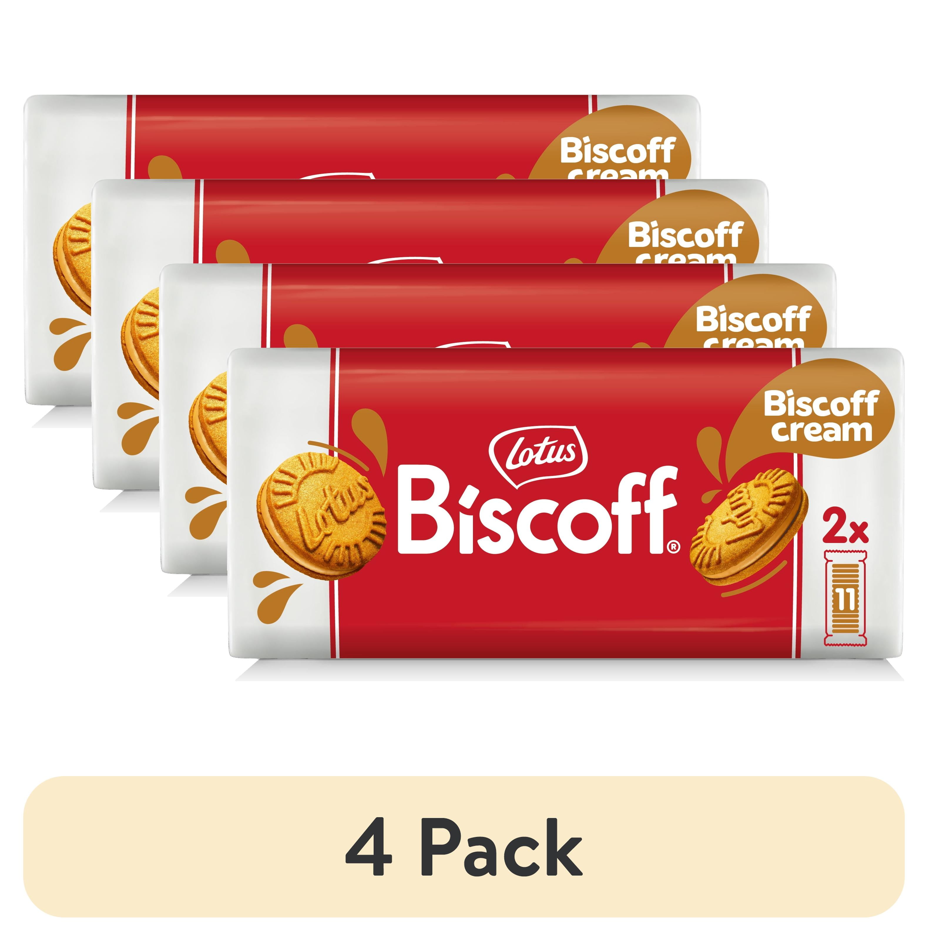 (4 pack) Biscoff Sandwich Cookies, Cookie Butter Creme, 2 Fresh Packs ...