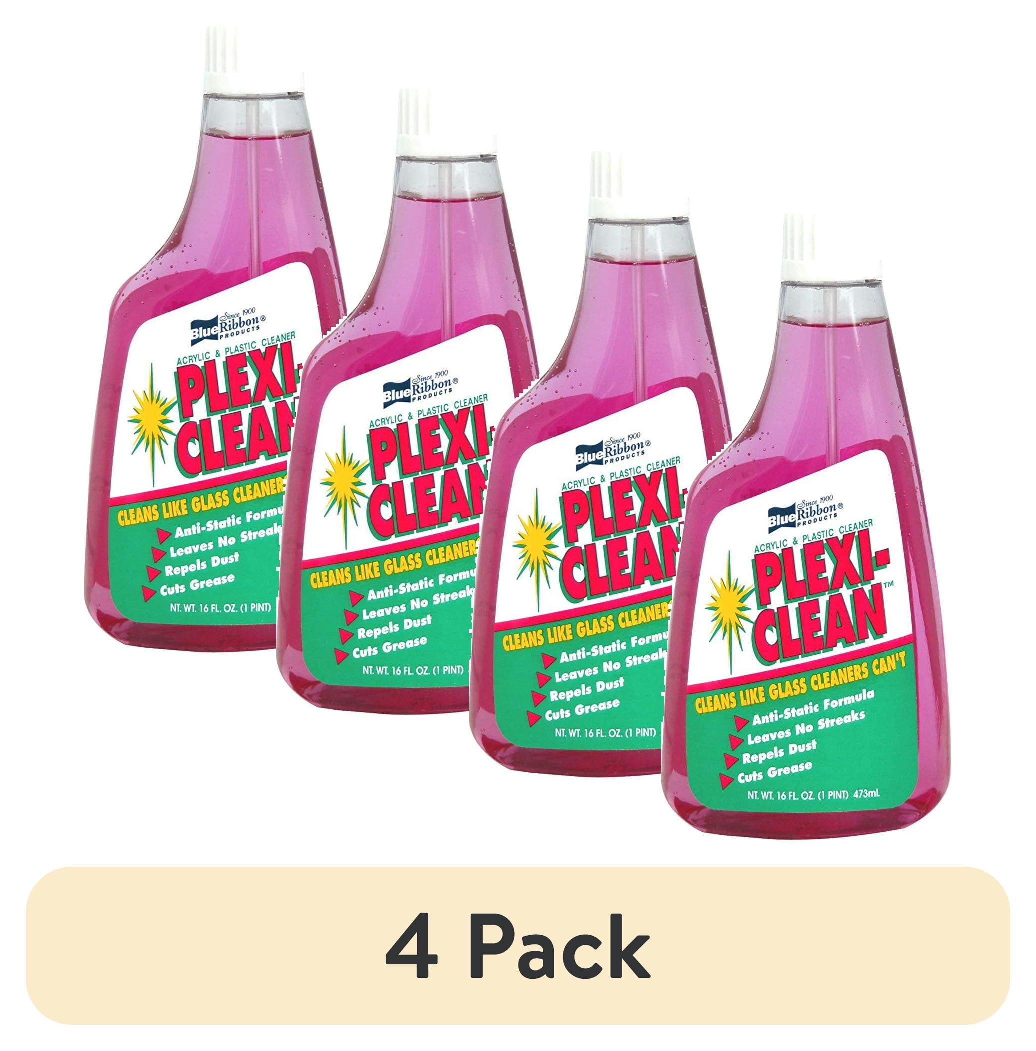 (4 pack) Blue Ribbon Plexi-Clean Acrylic Plastic and Surface Cleaner ...