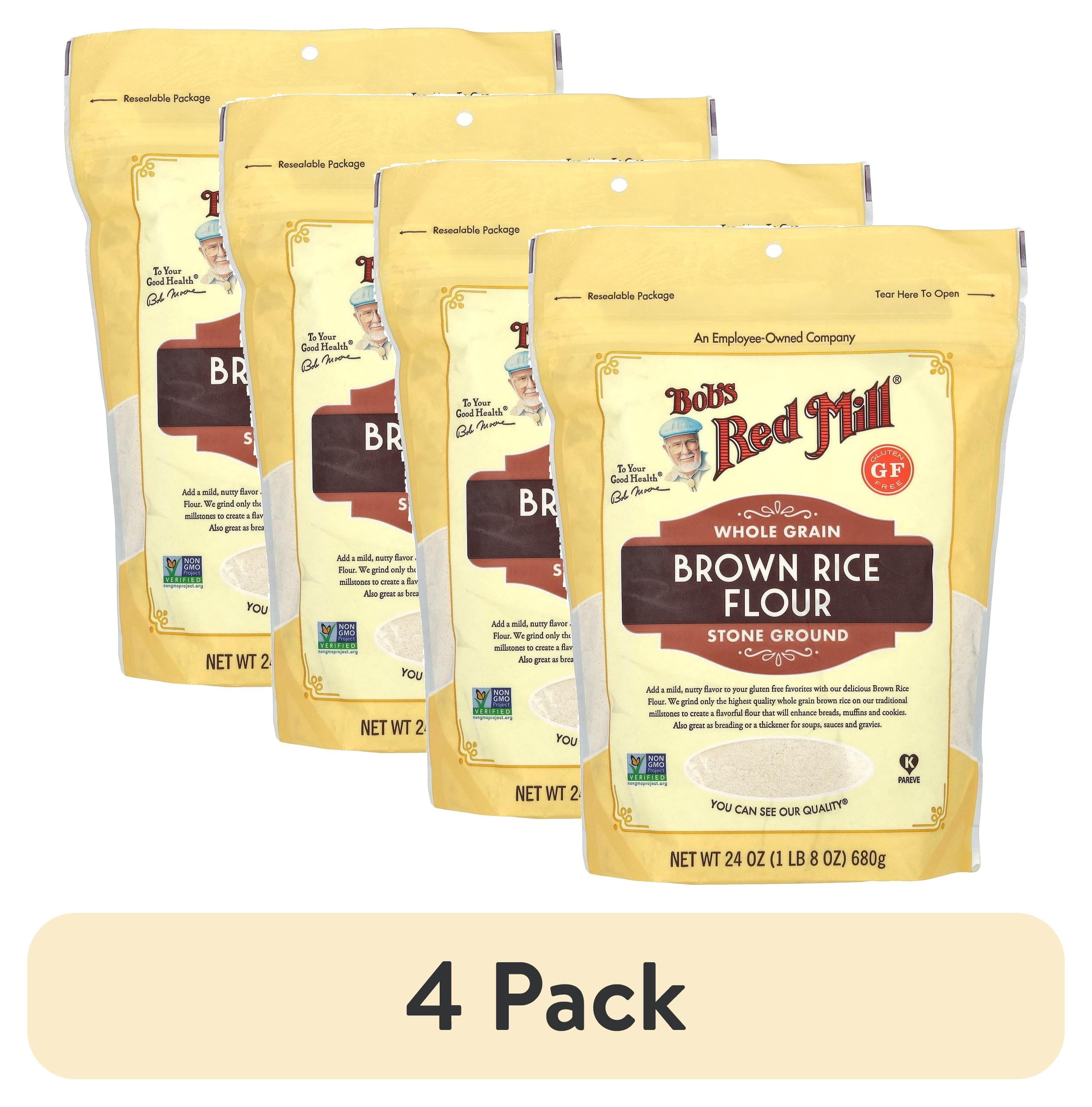 (4 pack) Bob's Red Mill Brown Rice Flour, 24 oz - Walmart.com