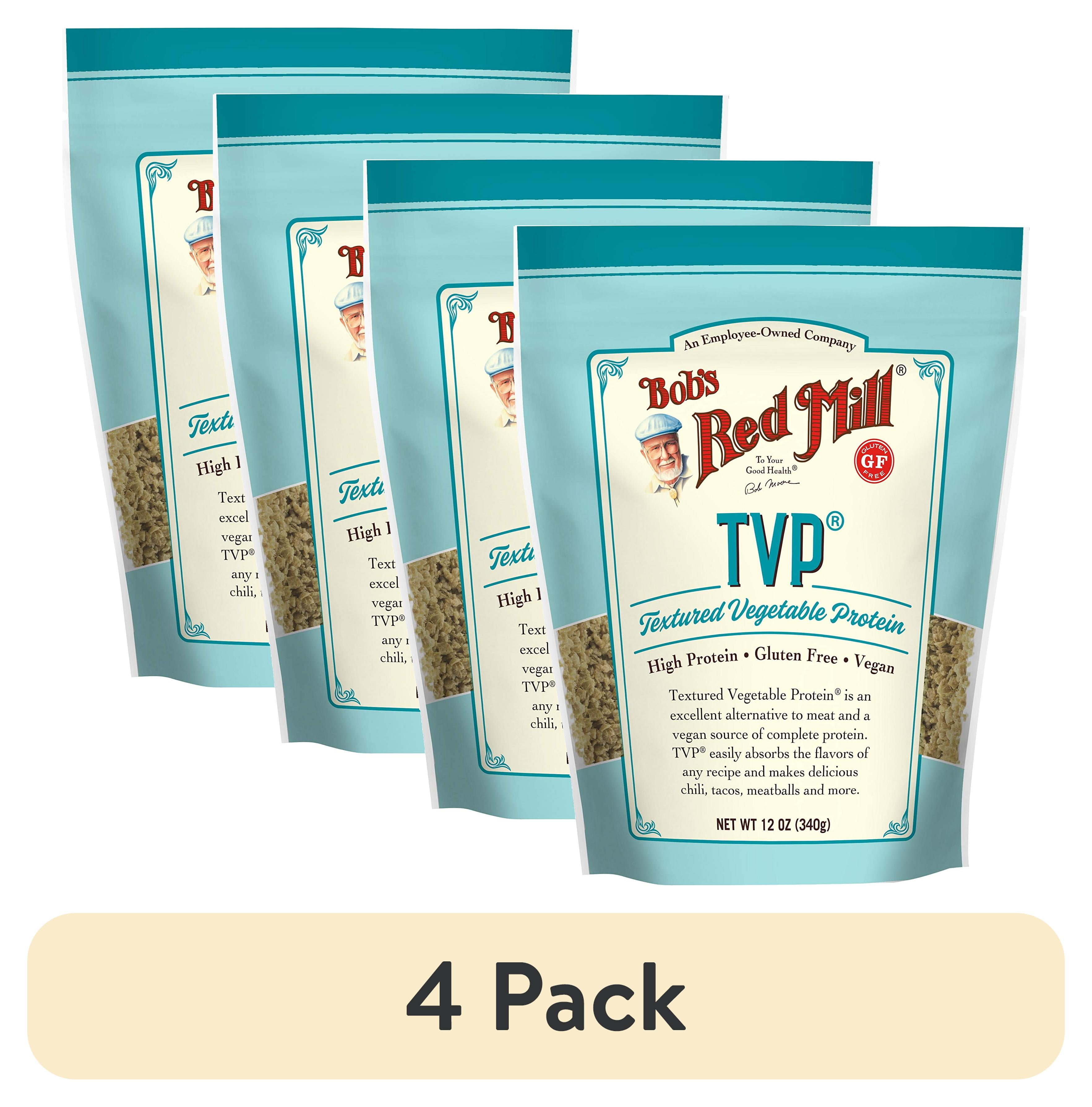 (4 pack) Bob's Red Mill TVP (Textured Vegetable Protein), 12 oz ...