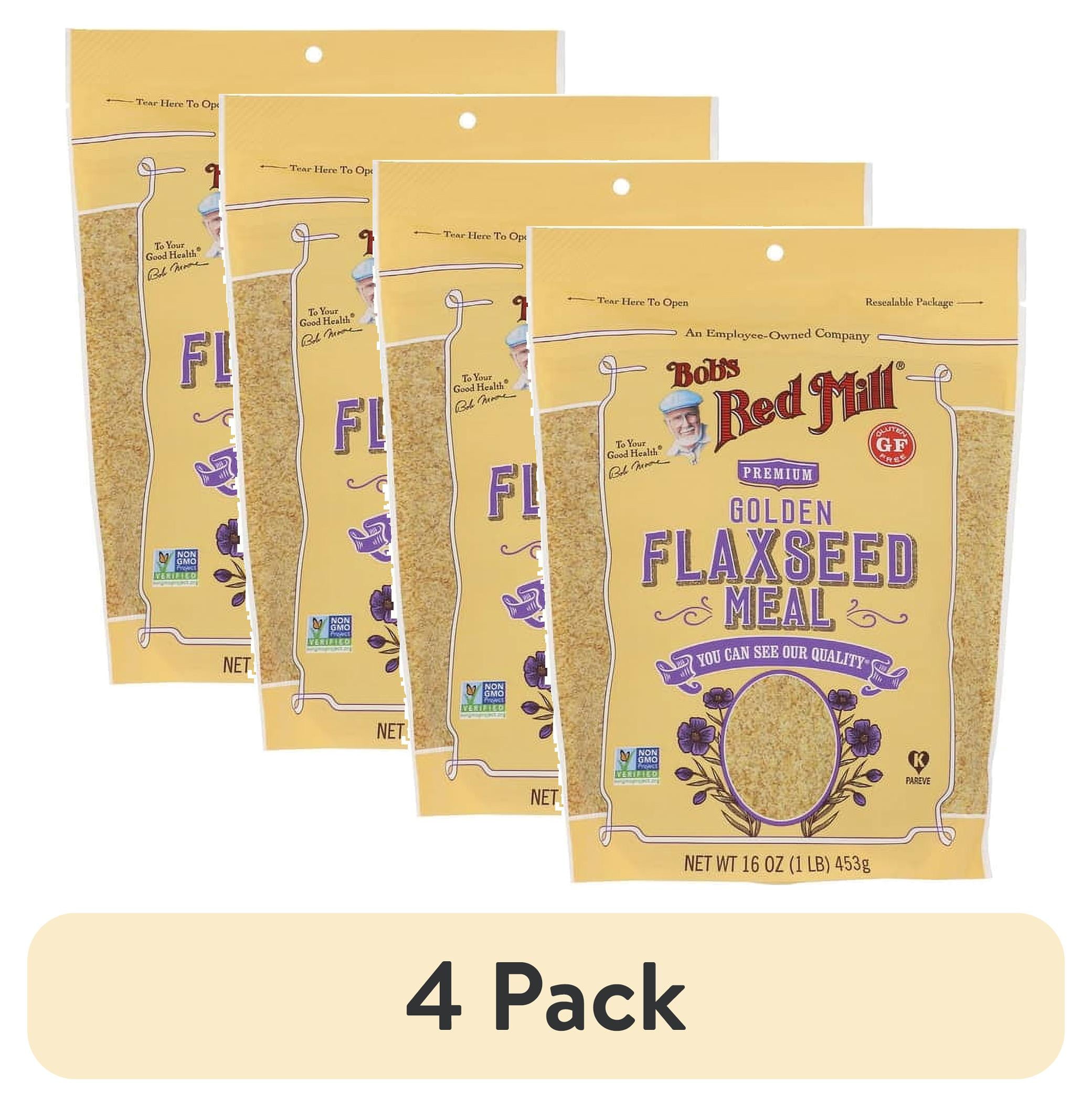 (4 pack) Bob'S Red Mill Golden Flaxseed Meal, 16 Oz - Walmart.com