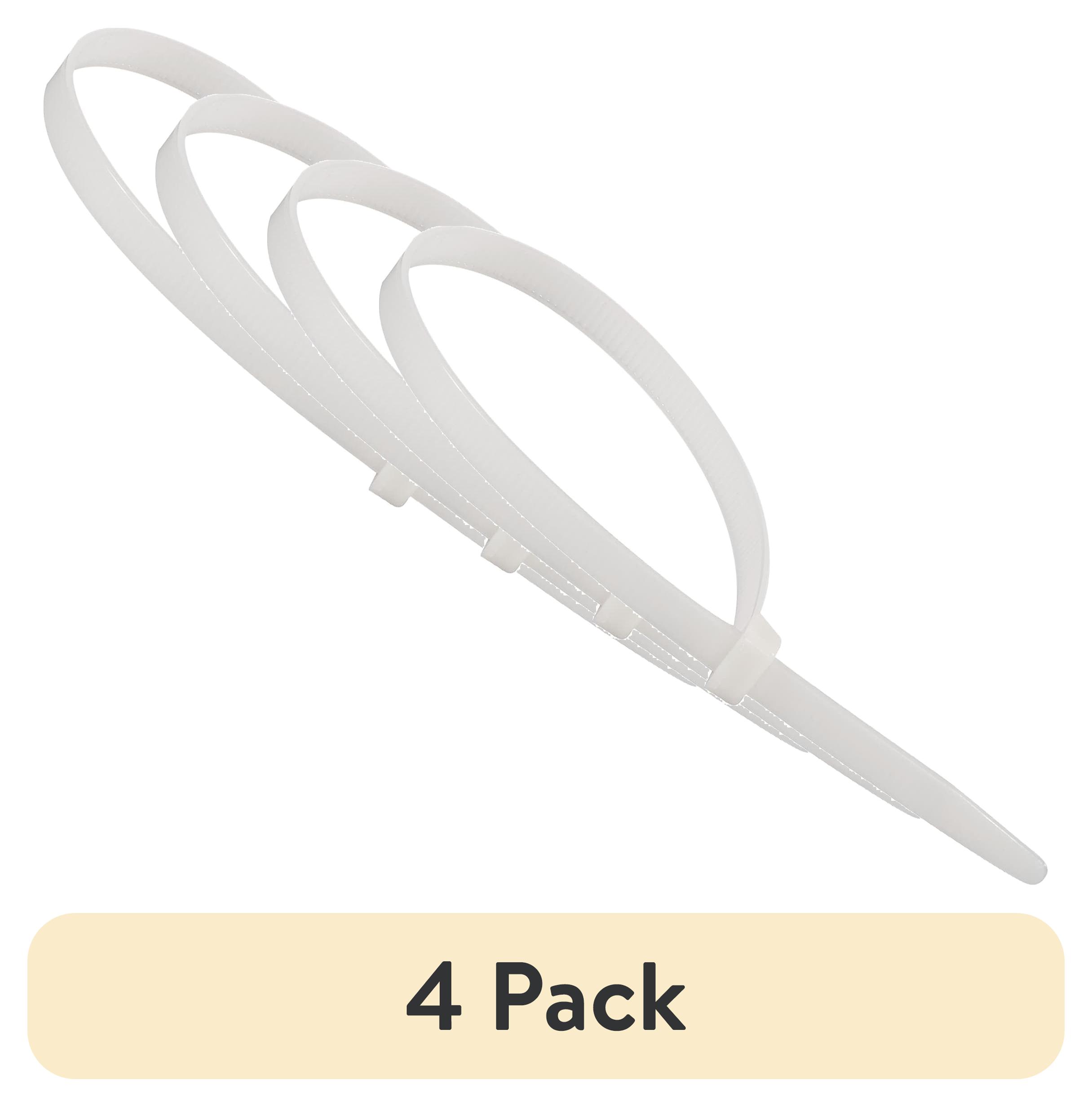 (4 pack) Box Partners Jumbo Cable Ties 175# 15" Natural 100/Case ...