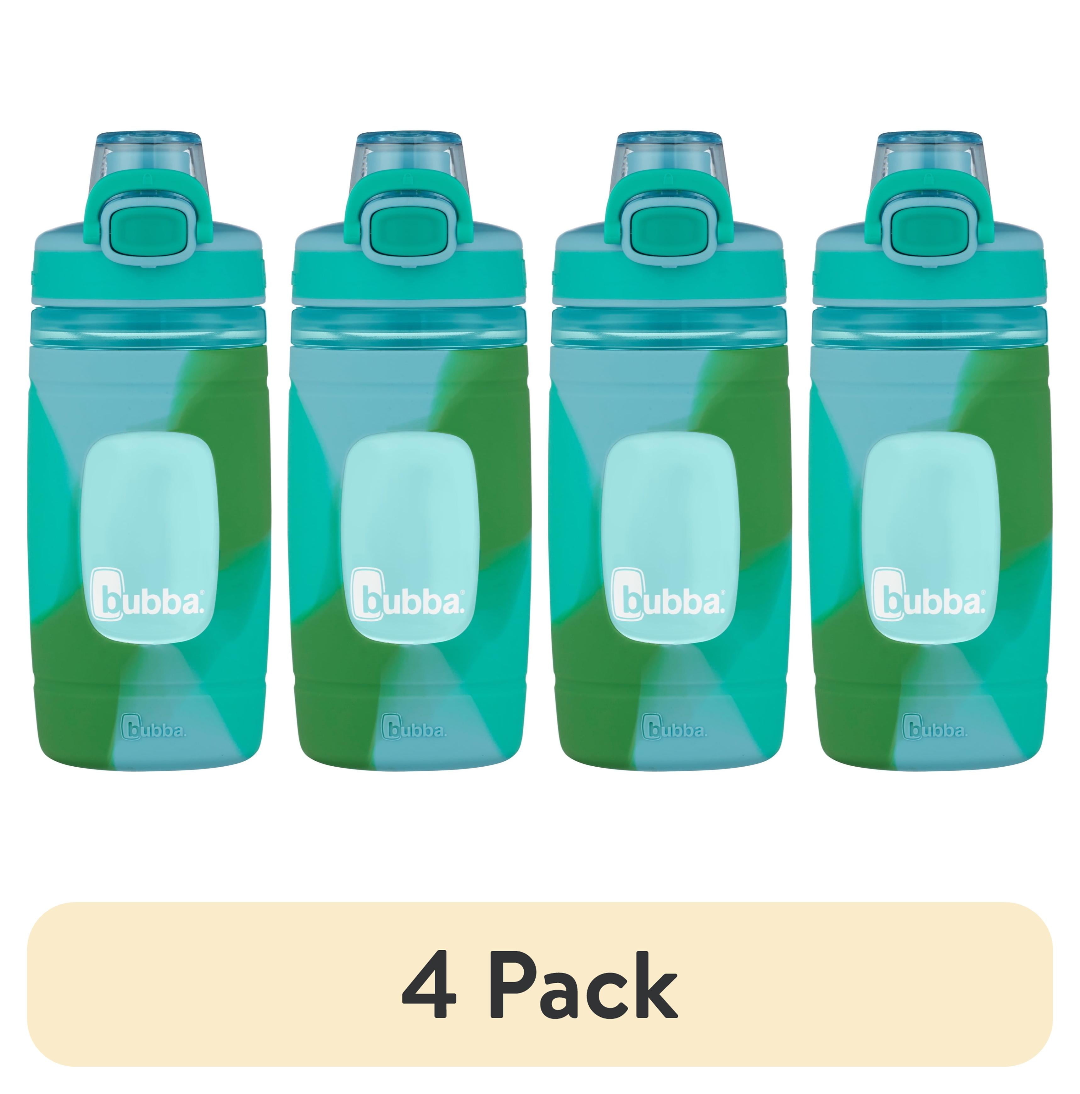 (4 pack) Bubba Flo Kids 16 oz Teal and Green Plastic Water Bottle with ...