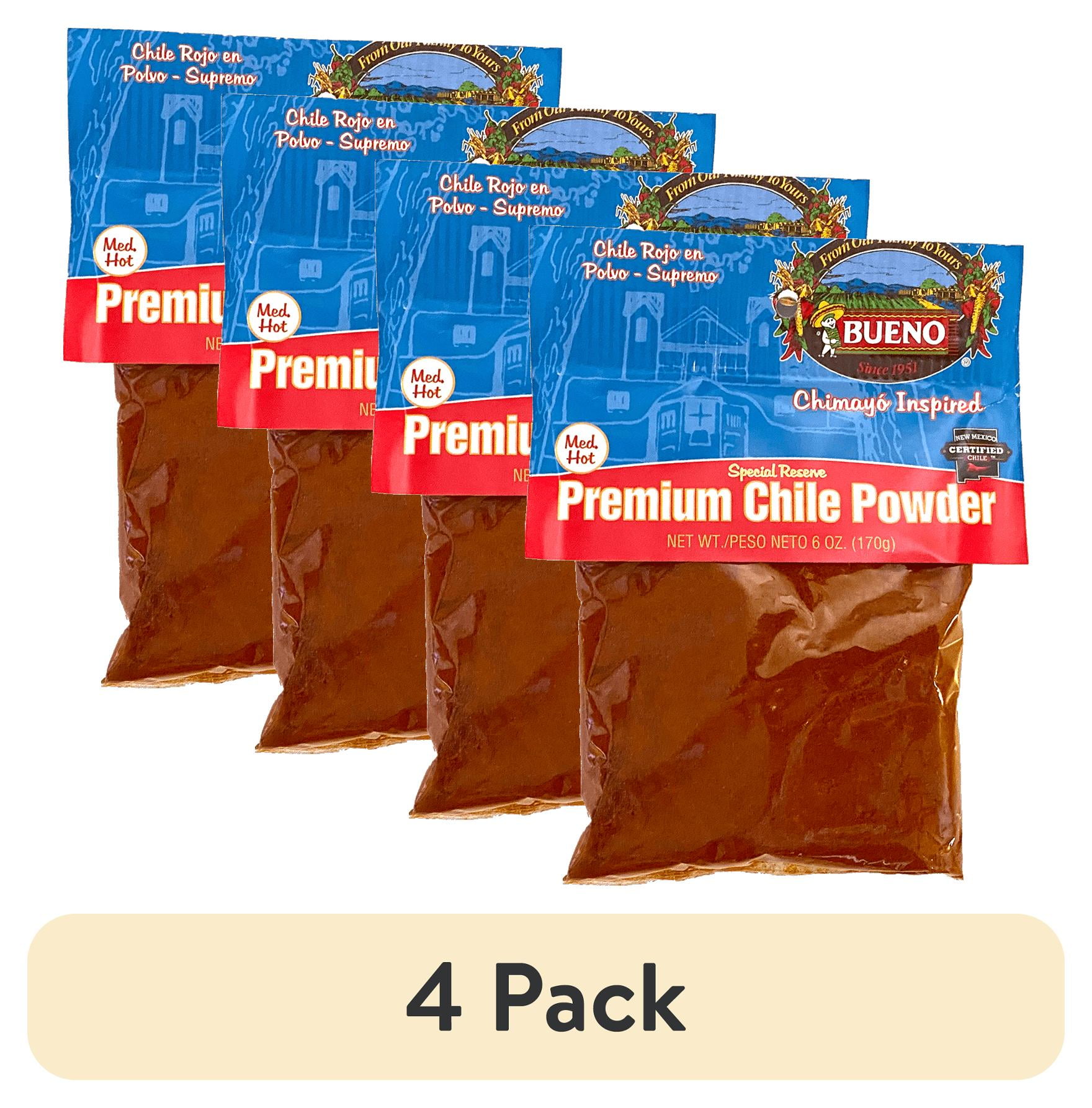 (4 pack) Bueno Foods Medium-Hot Special Reserve Premium Red Chile ...