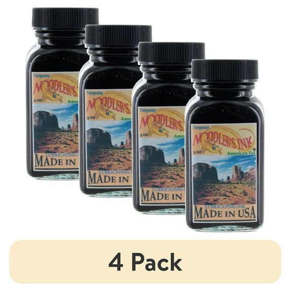 (4 pack) Bulletproof EEL Noodler's Fountain Pen Ink-Black - Walmart.com