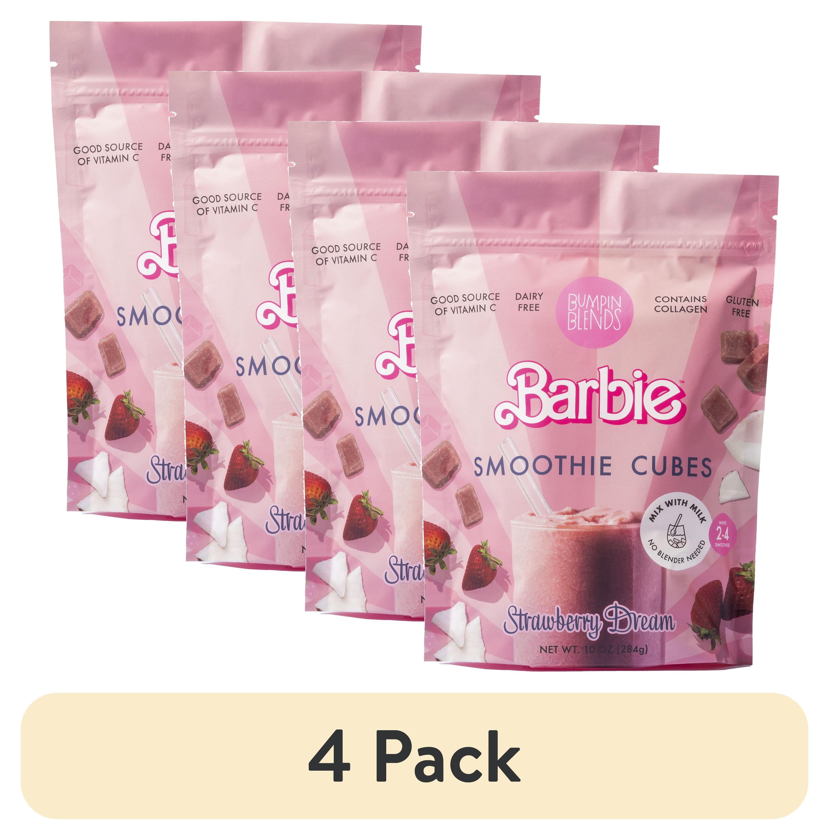 (4 pack) Bumpin Blends Barbie, Supports Skin Vitality, Strawberry Dream ...