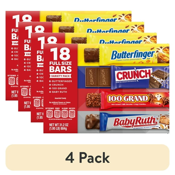 Candy Bars Variety Pack Full Size