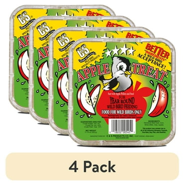 C & S Products Premium Blend Woodpecker Suet Treat, 11 oz Cake, Wild Bird Food, 1 Pack - Walmart.com