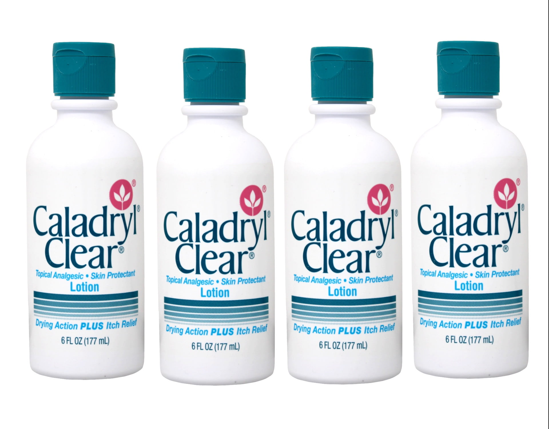 (4 pack) Caladryl Clear Lotion, Topical Analgesic and Skin Protectant ...