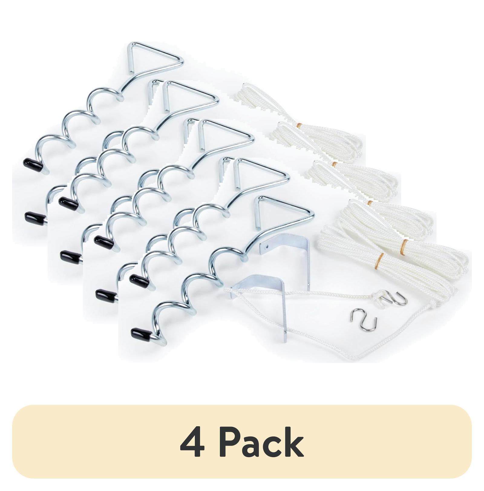 (4 pack) Camco Awning Stabilizer Kit - Spiral Stakes - Multicolor ...