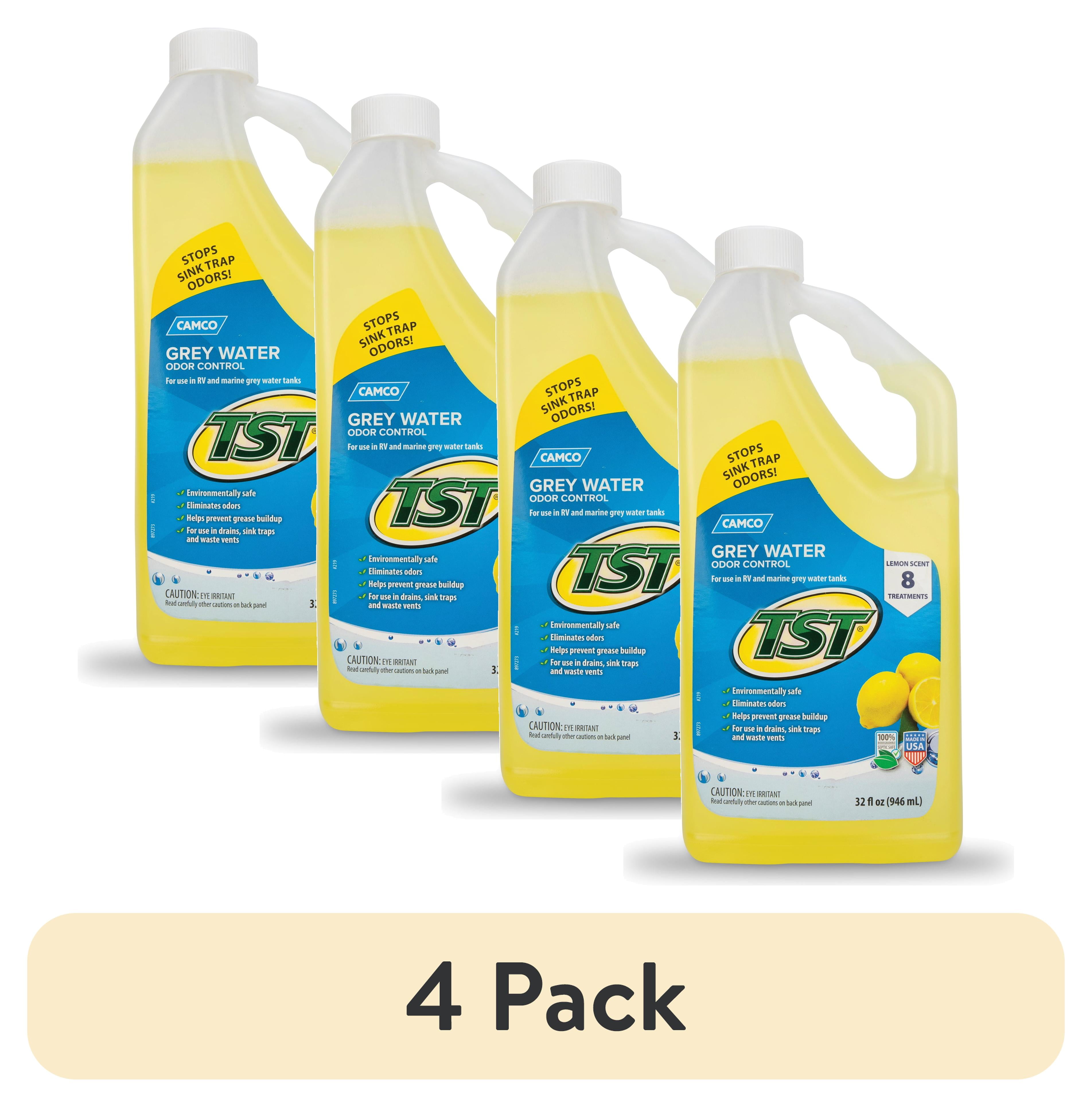 (4 pack) Camco TST RV Grey Water Odor Control and Holding Tank ...