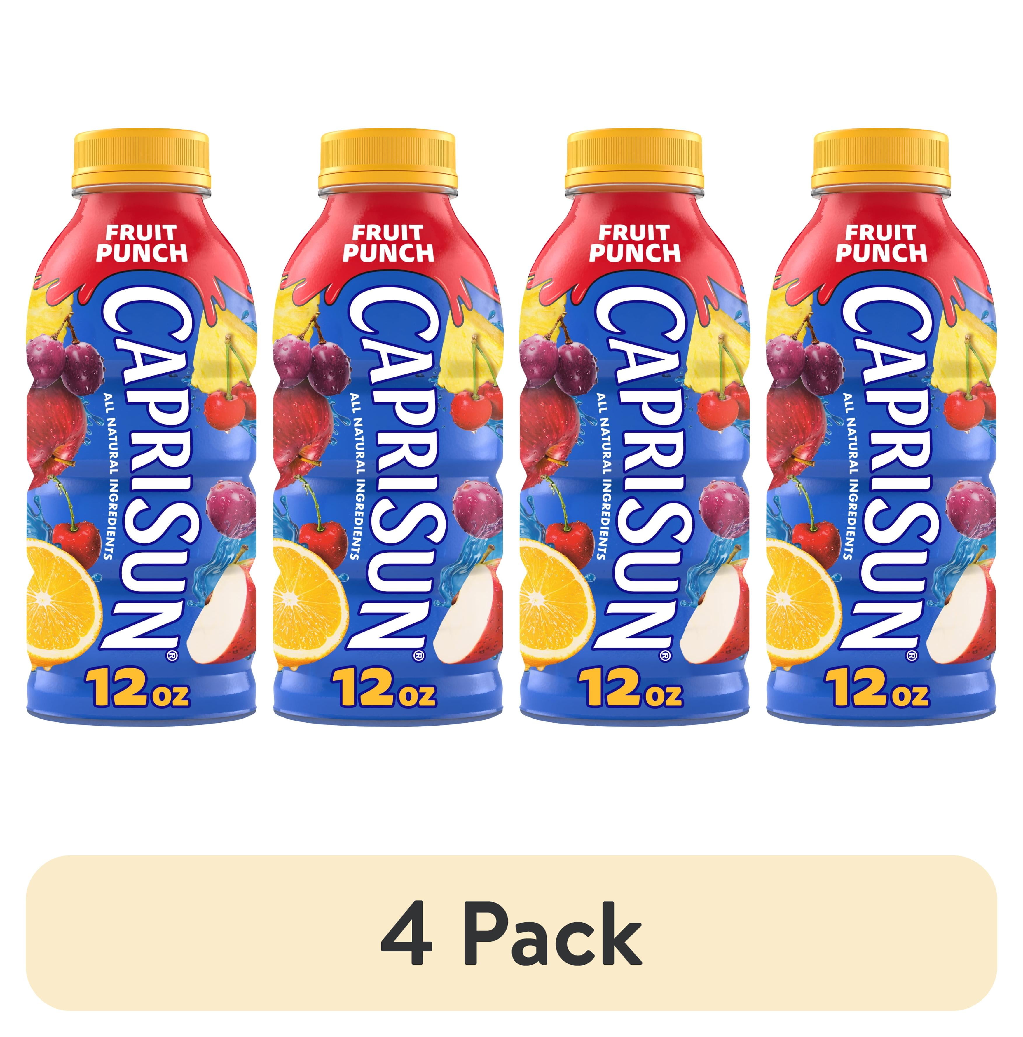 (4 pack) Capri Sun Fruit Punch Flavored Juice Drink Blend with Other ...
