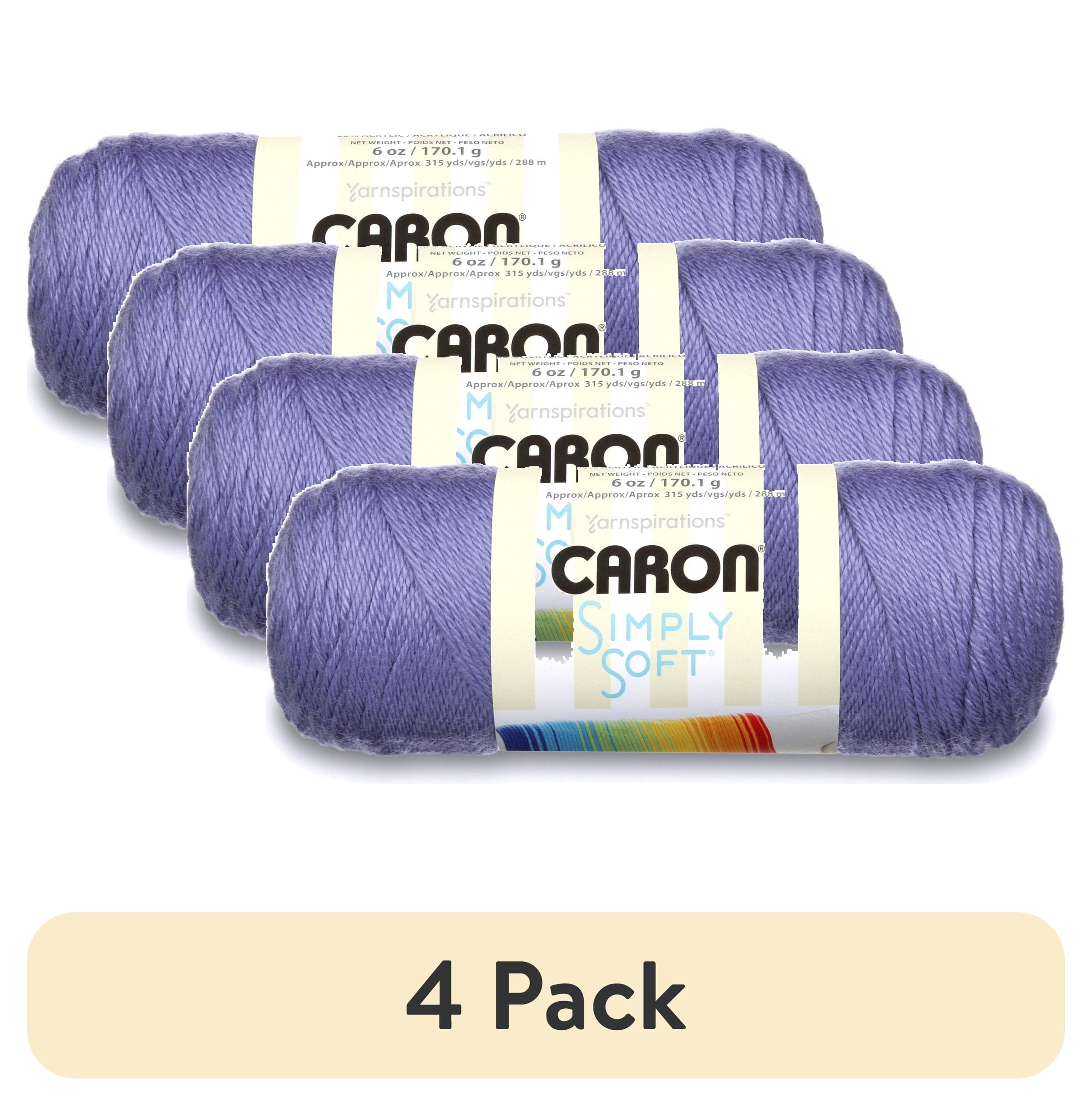 (4 pack) Caron Simply Soft Yarn, Lavender Blue - Walmart.com