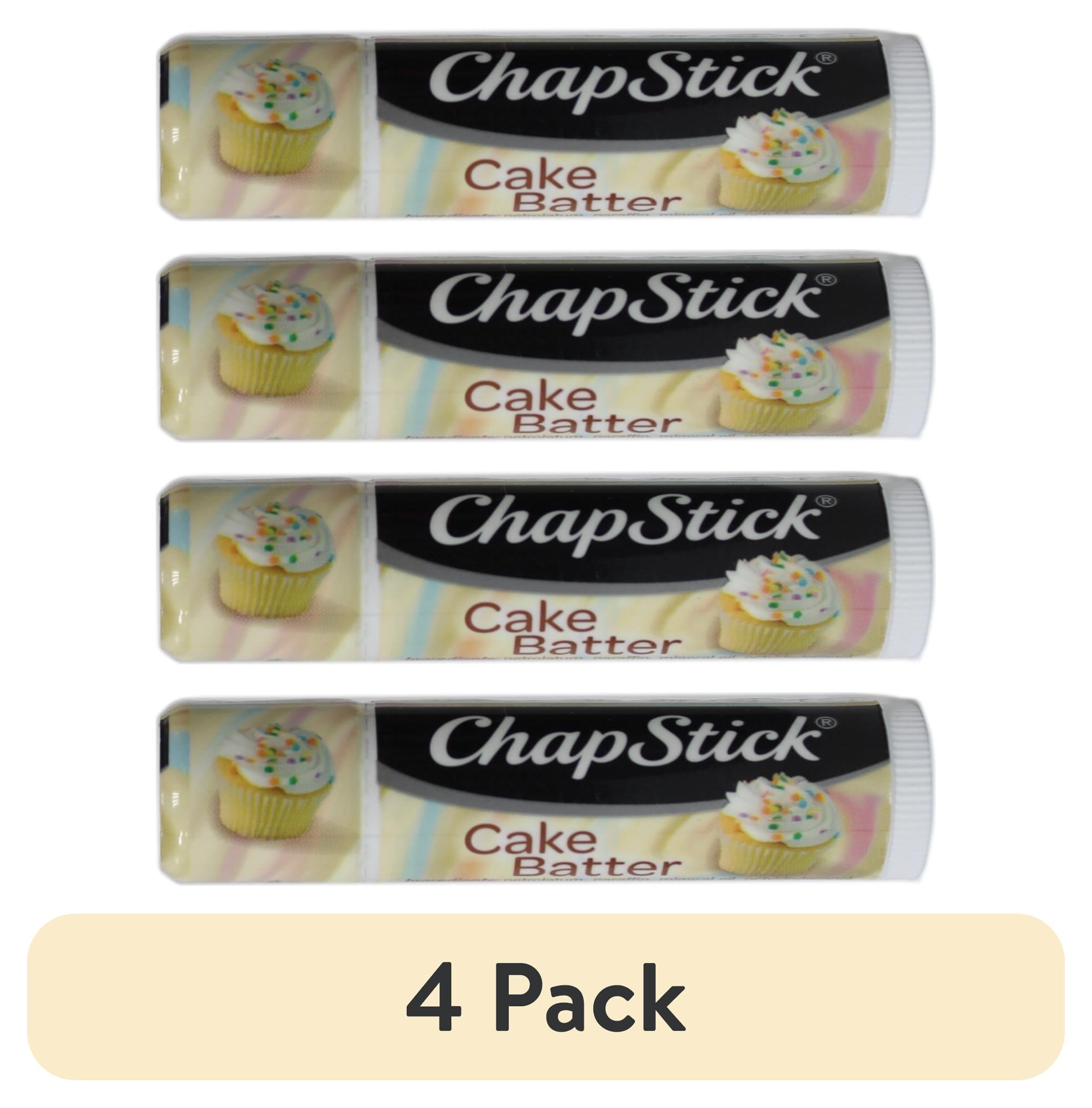 (4 pack) ChapStick Cake Batter Lip Balm, 0.15 oz - Walmart.com