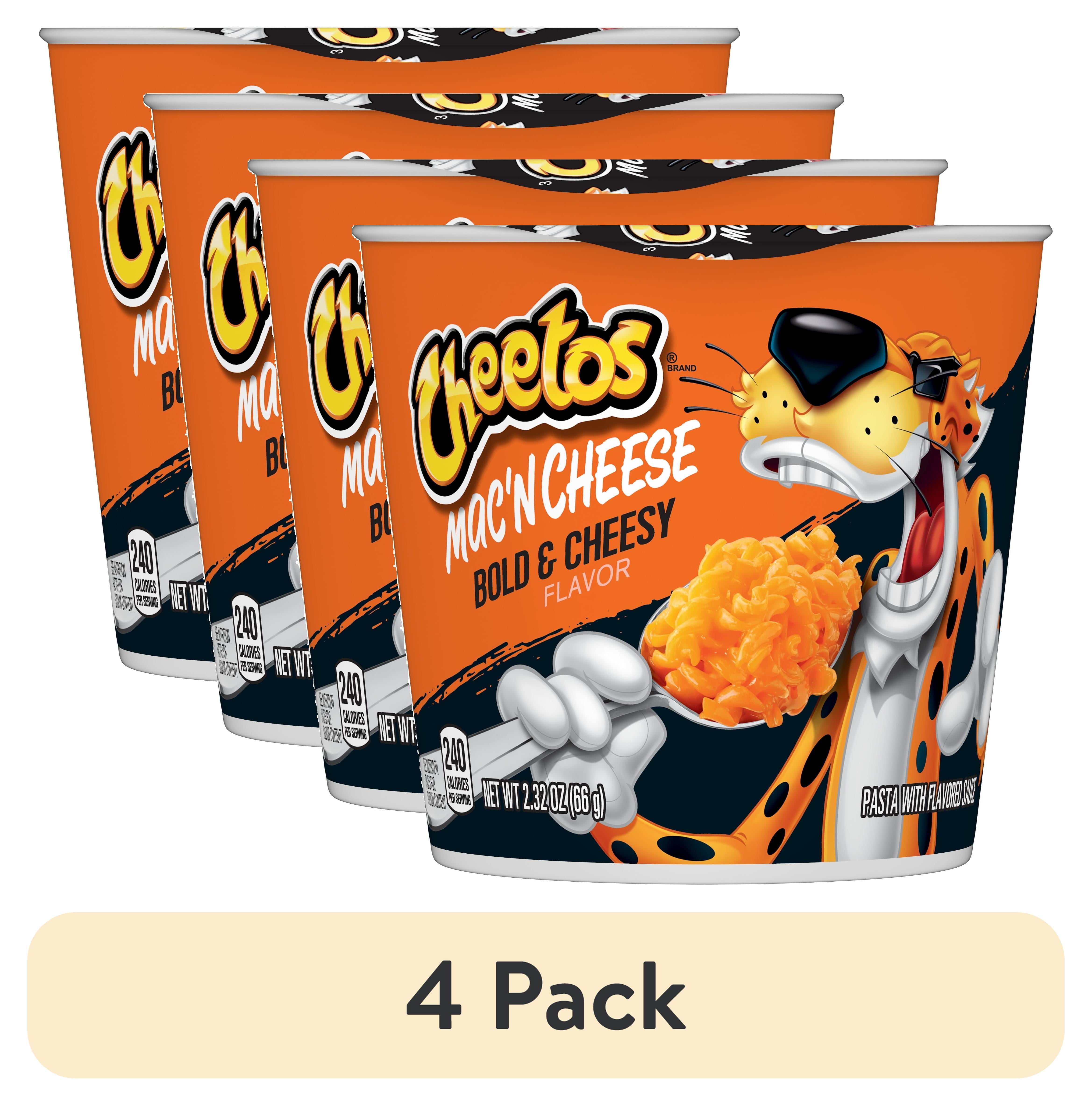 (4 pack) Cheetos Mac 'N Cheese, Bold & Cheesy Flavor, Mac and Cheese ...
