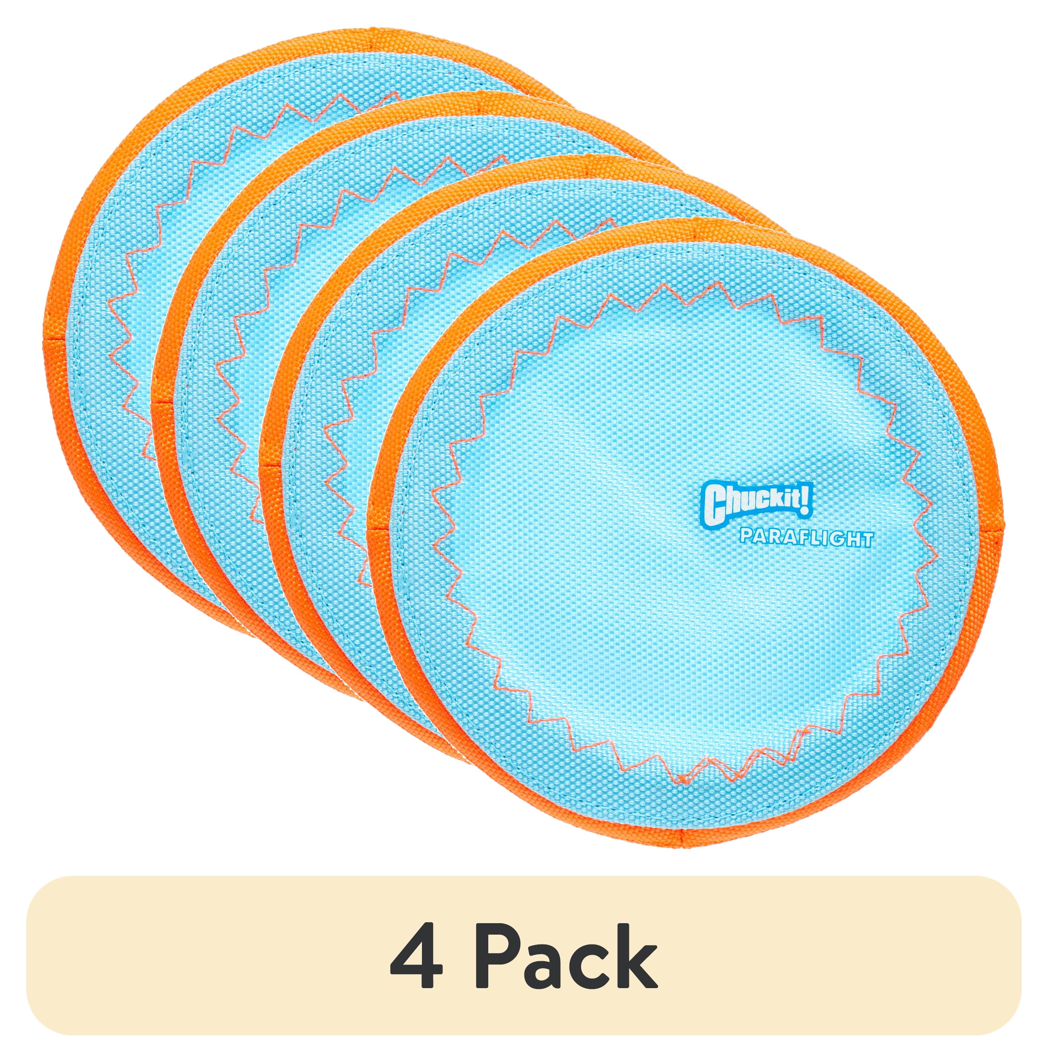 (4 pack) Chuckit! Paraflight Flying Disc Frisbee Dog Toy for Pools ...