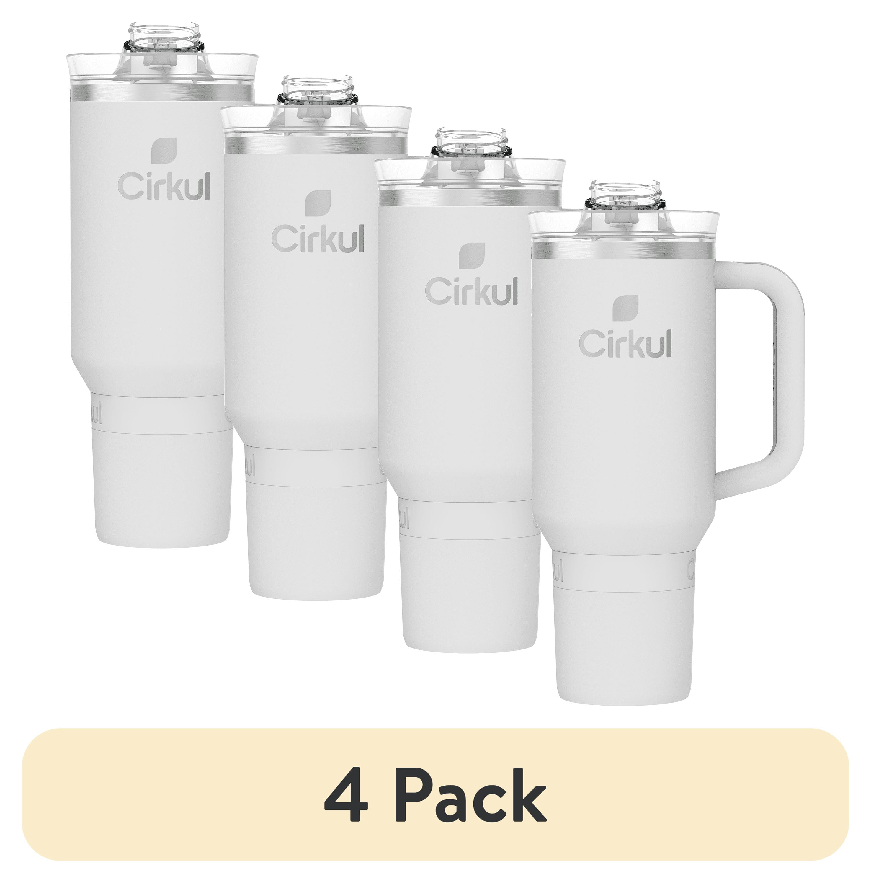 (4 pack) Cirkul 40oz All-Day StrawSip Double-Wall Insulated Stainless ...