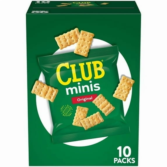 (4 pack) Club Minis Original Mini Crackers, Lunch Snacks - Walmart.com