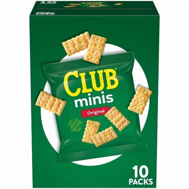 (4 pack) Club Minis Original Mini Crackers, Lunch Snacks - Walmart ...