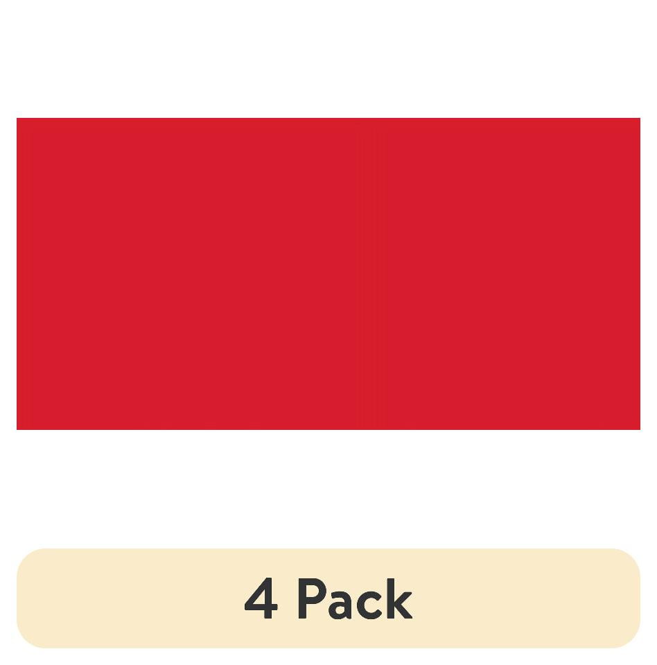 (4 pack) Coats All-Purpose Plastic Zipper 18"-Atom Red - Walmart.com