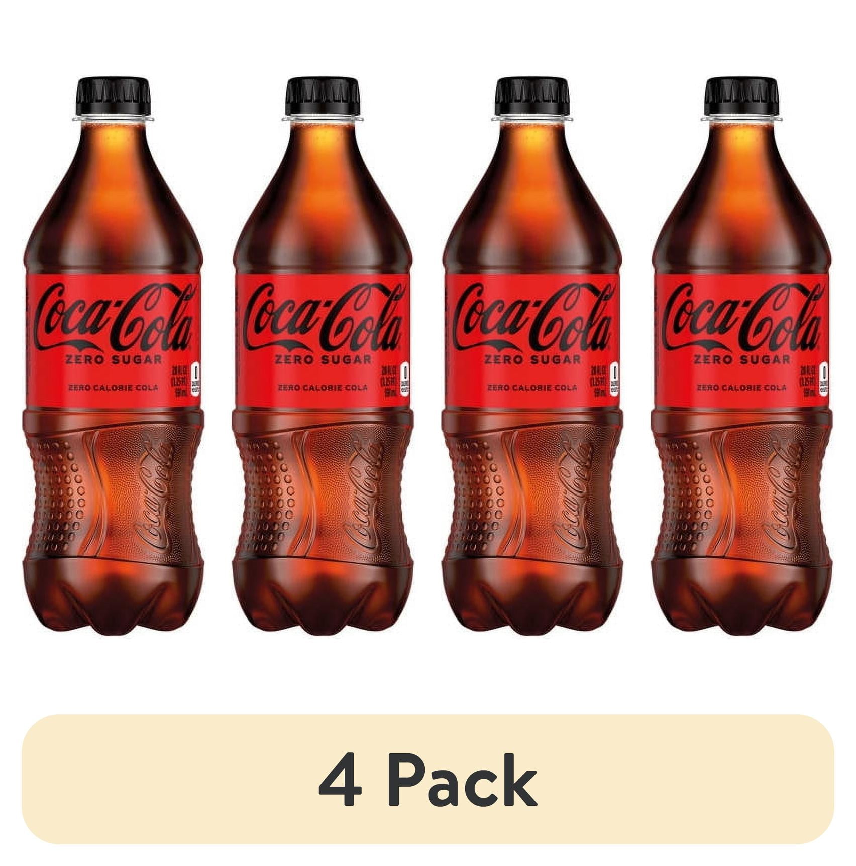(4 pack) Coca-Cola Coke Zero 20 fl. oz. - Pack of 2 - Walmart.com