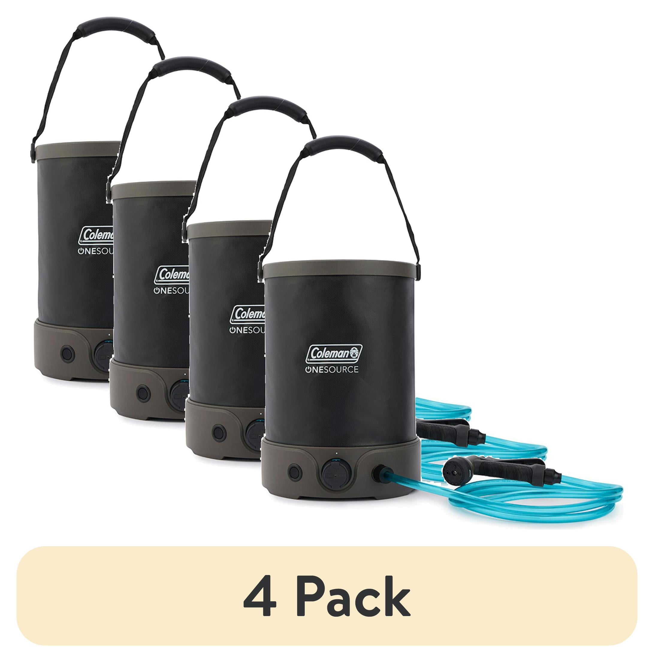 (4 pack) Coleman OneSource Rechargeable Built-In Pump Camp Shower Sprayer - Walmart.com