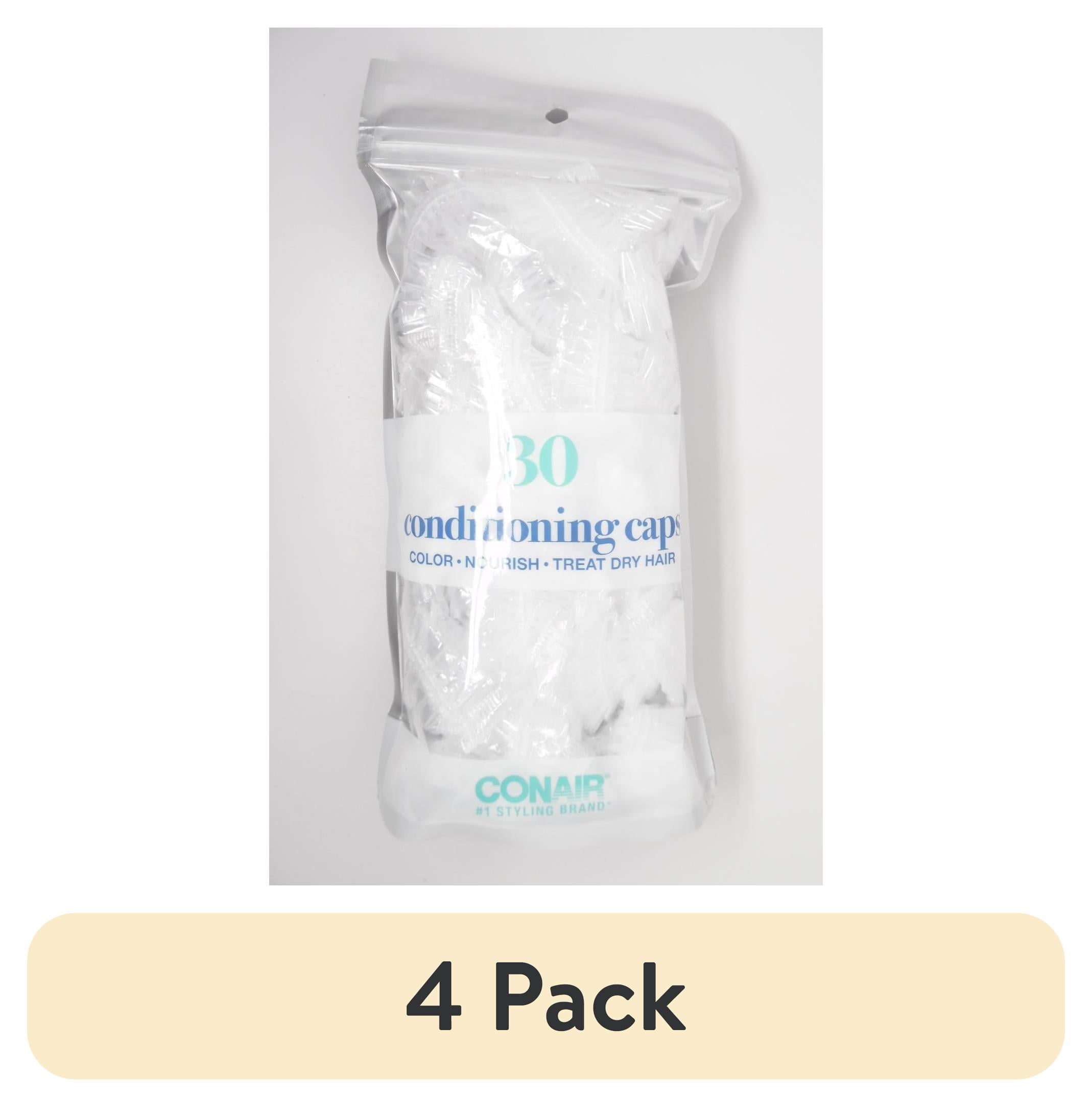 (4 pack) Conair Conditioning Shower Caps - 30 pcs - Cover & Nourish ...