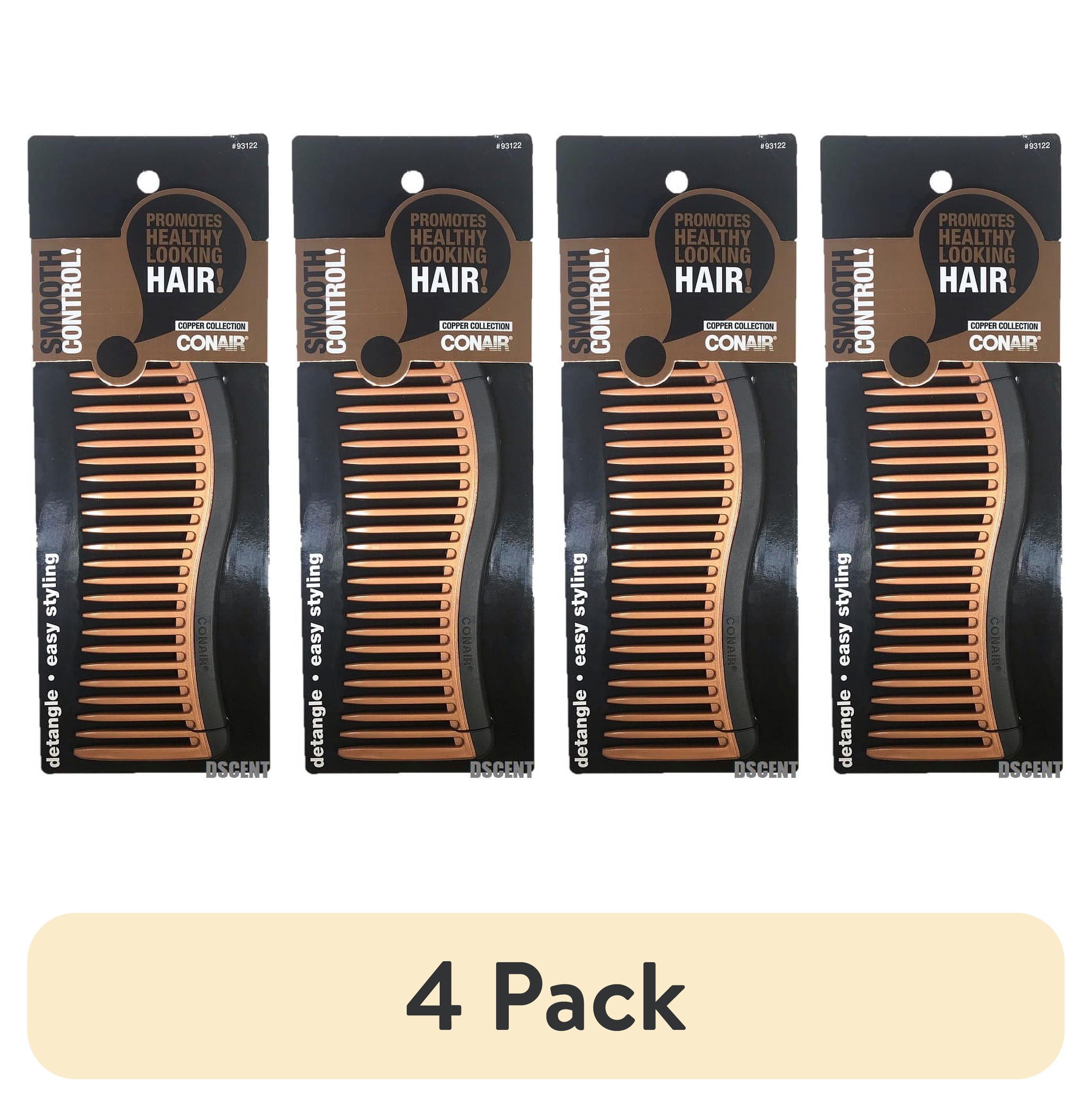 (4 pack) Conair Copper Collection Easy Styling Detangle Smooth Control ...