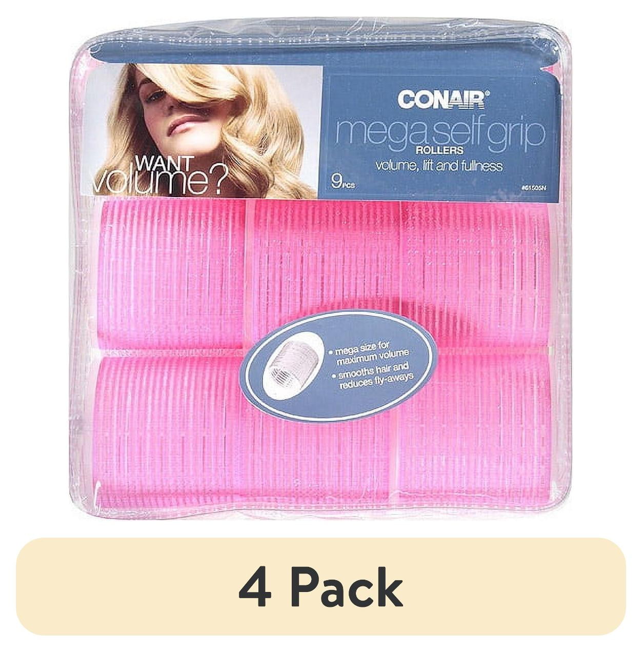 (4 pack) Conair Mega Self-Grip Rollers, 9 pc - Walmart.com