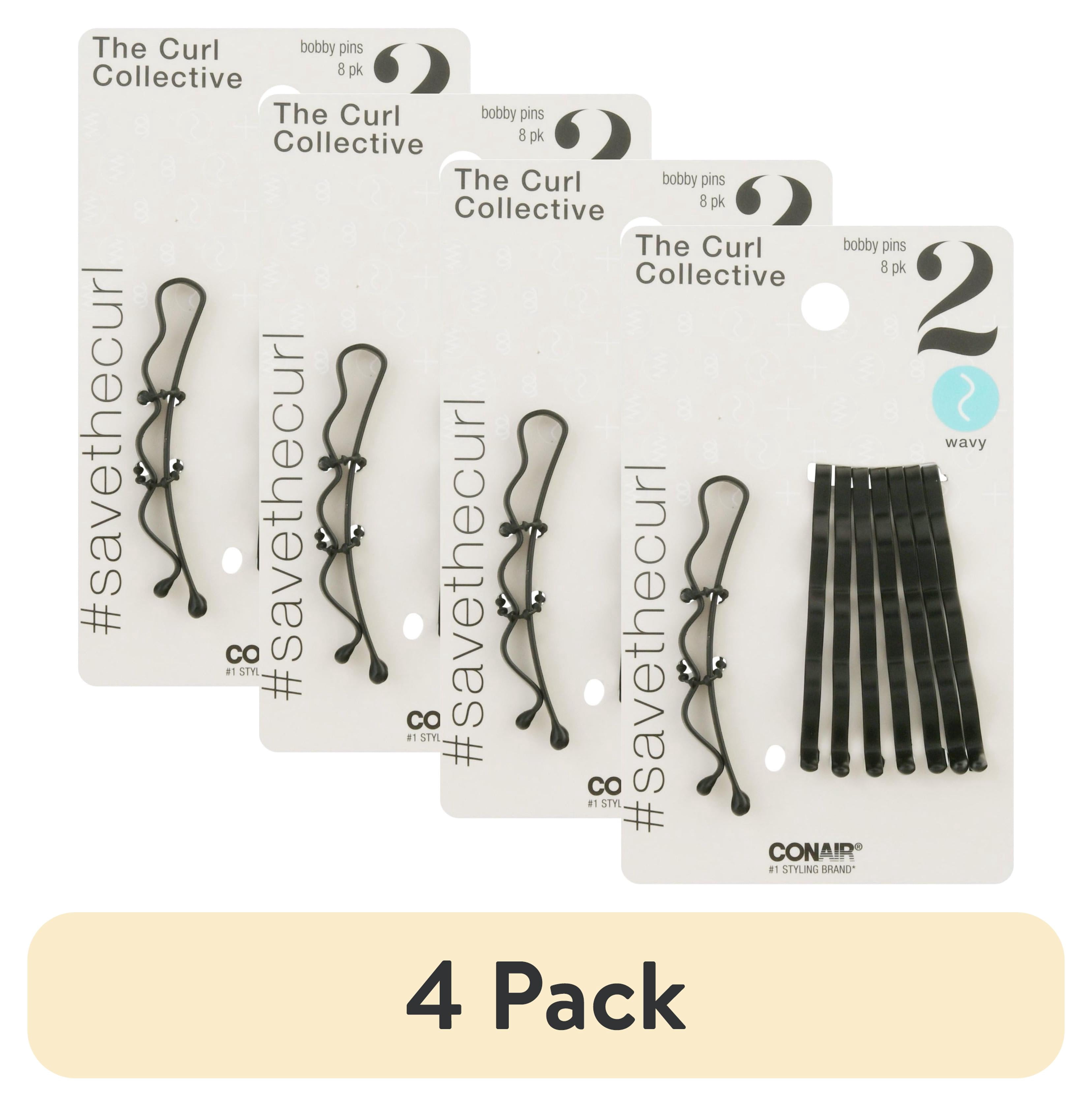 (4 pack) Conair The Curl Collective Bobby Pins Wavy Hair #2 8 Pack Save ...