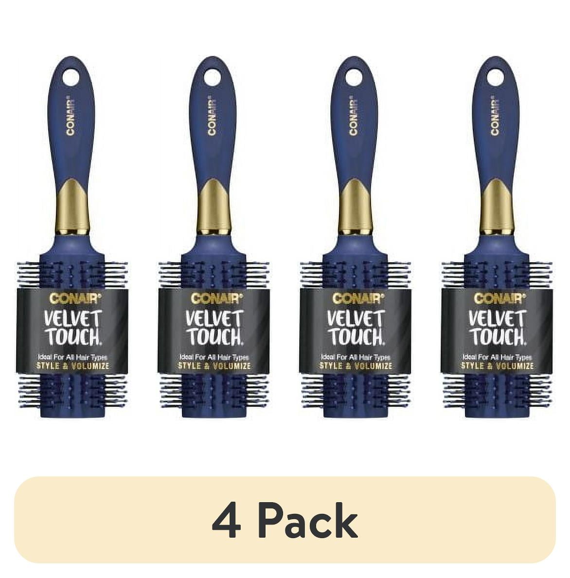 (4 pack) Conair Velvet Touch Round Blow Dry Brush 1 ea - Walmart.com