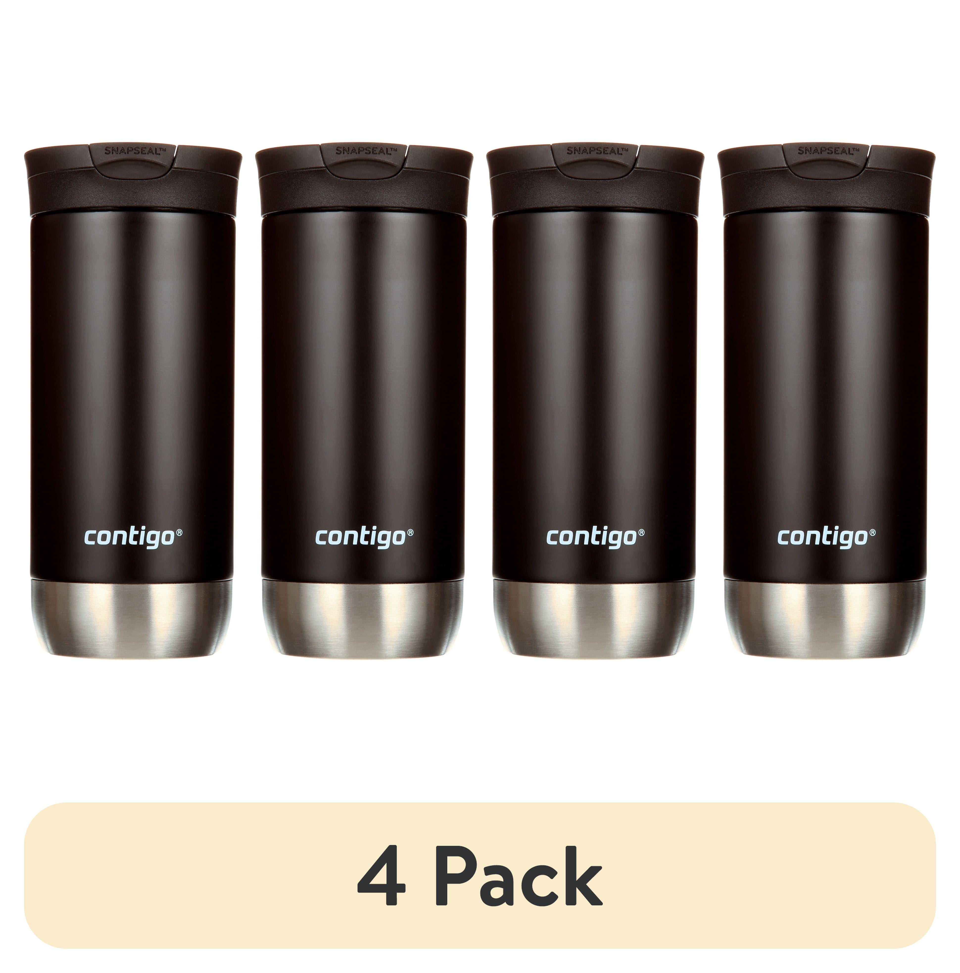 (4 pack) Contigo SNAPSEAL Insulated Stainless Steel Travel Mug, 16oz ...