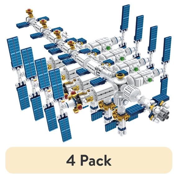 (4 pack) Contixo Aerospace Space Station Building Blocks for Toddlers ...