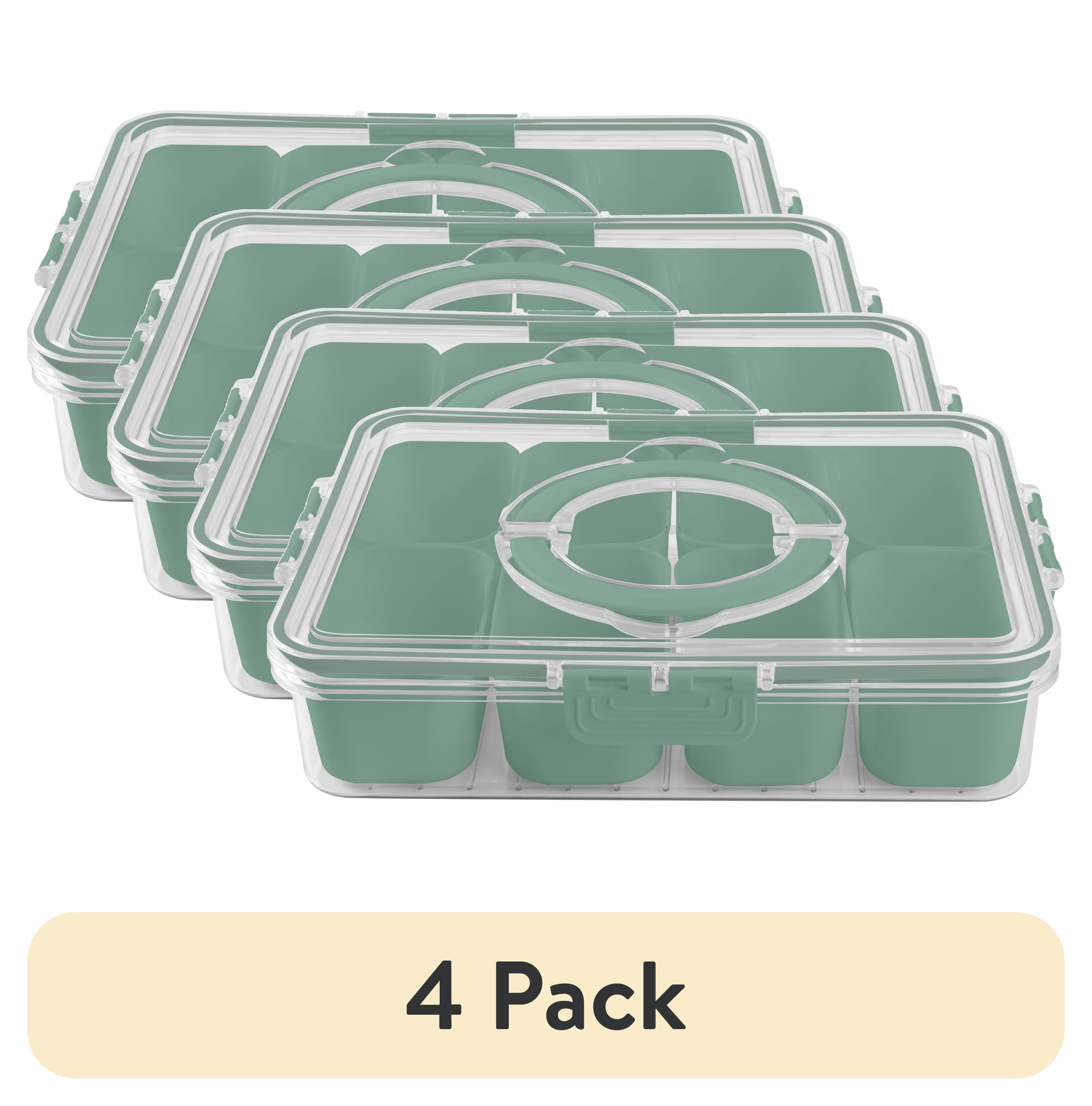 Cook With Color 8-Compartment Snackle Box - Snack Container - Walmart.com