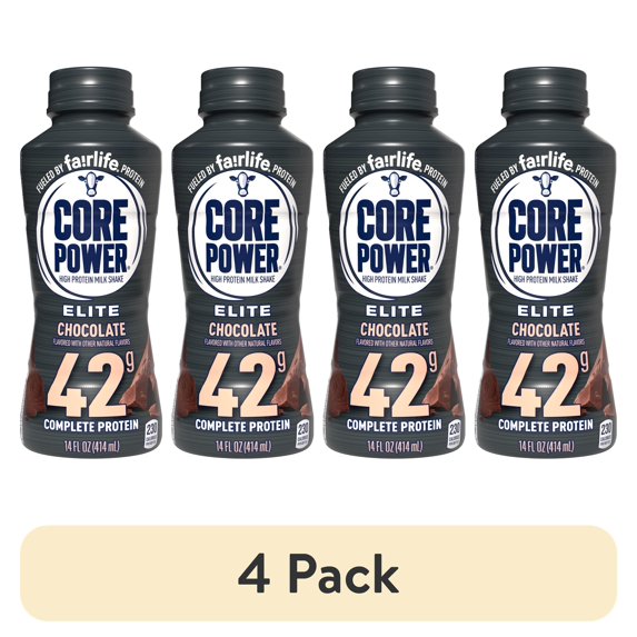 (4 pack) Core Power Elite High Protein Shake with 42g Protein by ...