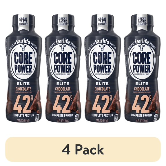 (4 pack) Core Power Elite High Protein Shake with 42g Protein by ...