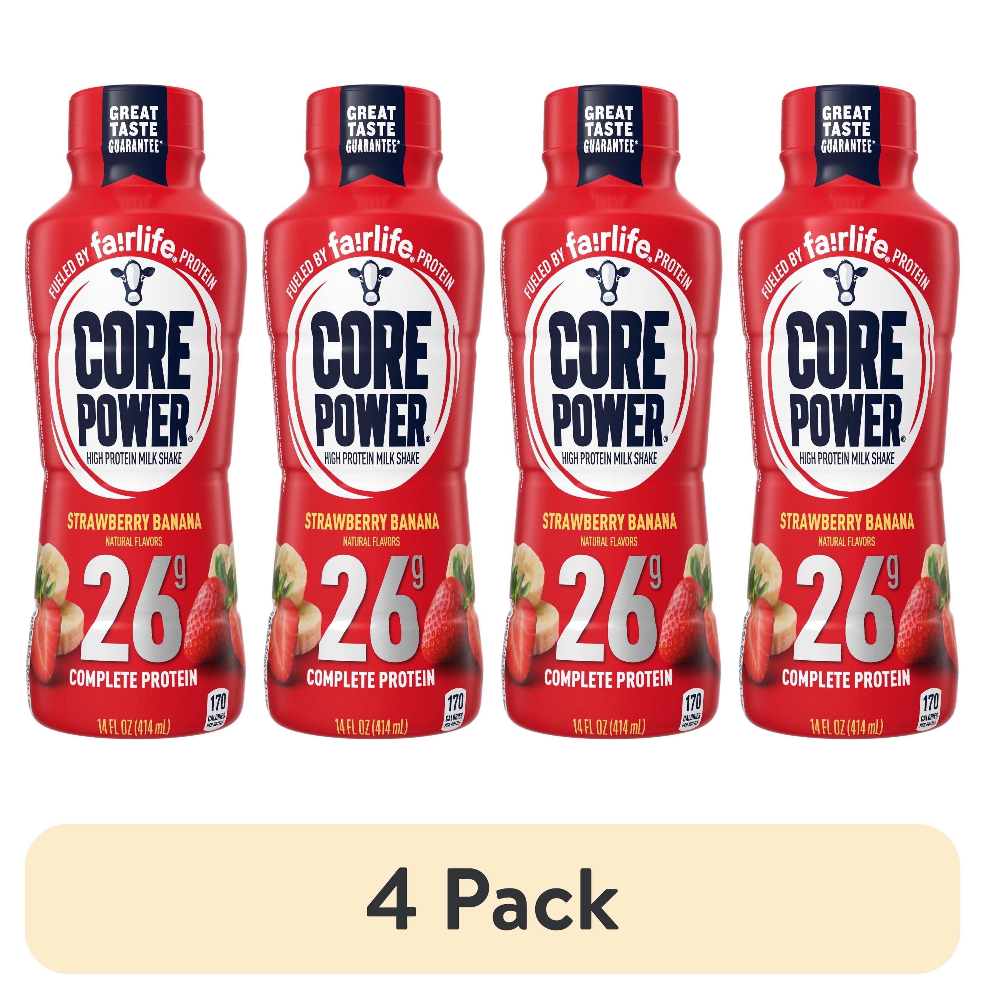 (4 pack) Core Power Protein Shake with 26g Protein by fairlife Milk ...