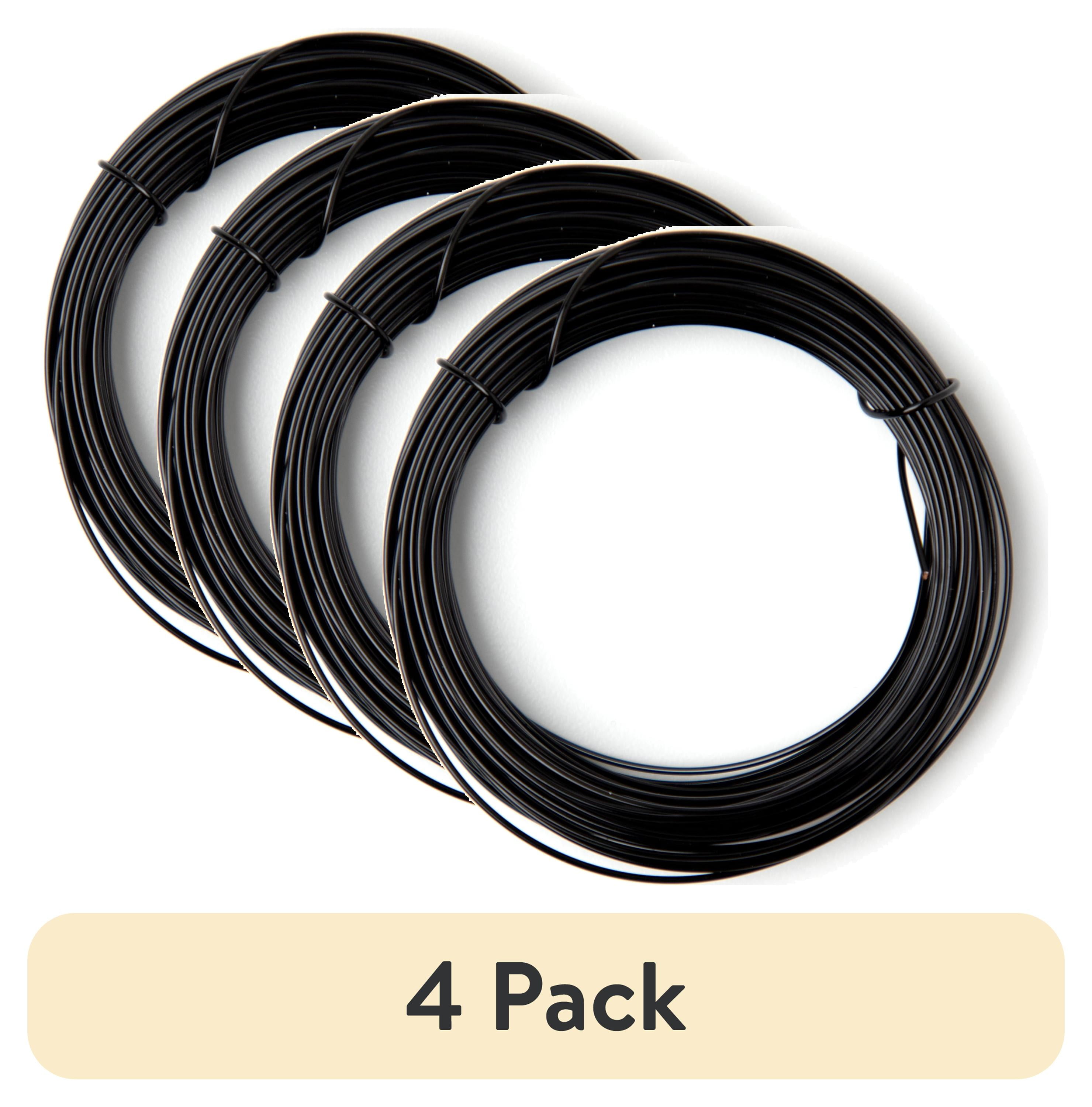 (4 pack) Cousin DIY Coated Copper Wire, Black Finish, 20 Gauge, 24 ft ...