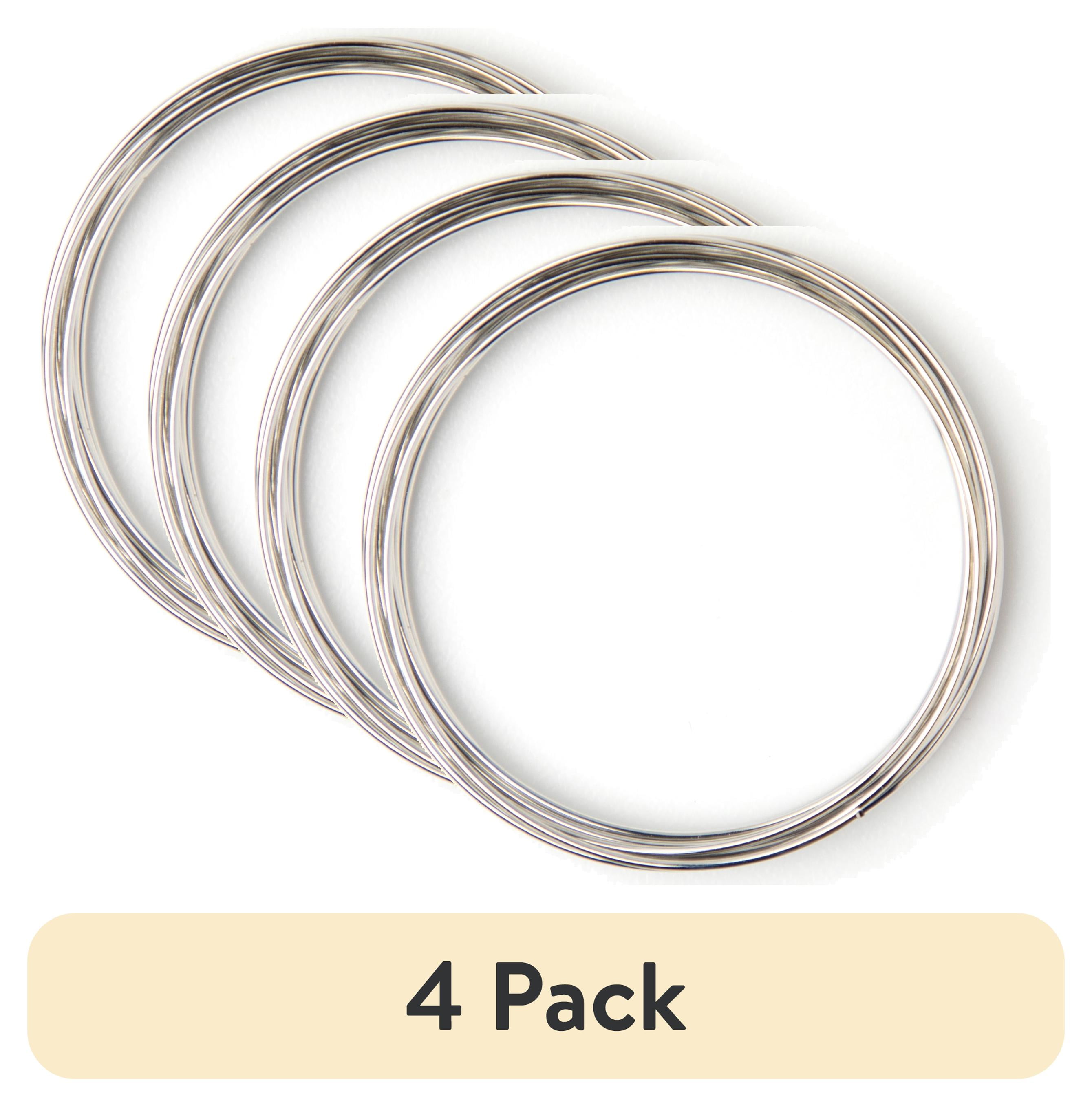 (4 pack) Cousin DIY Small Silver Memory Wire, 1 Piece, 5 ft Roll, 22 ...