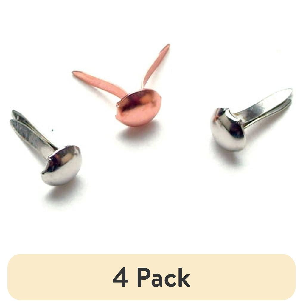 (4 pack) Creative Impressions Mini Metal Paper Fasteners 3mm 100/Pkg ...