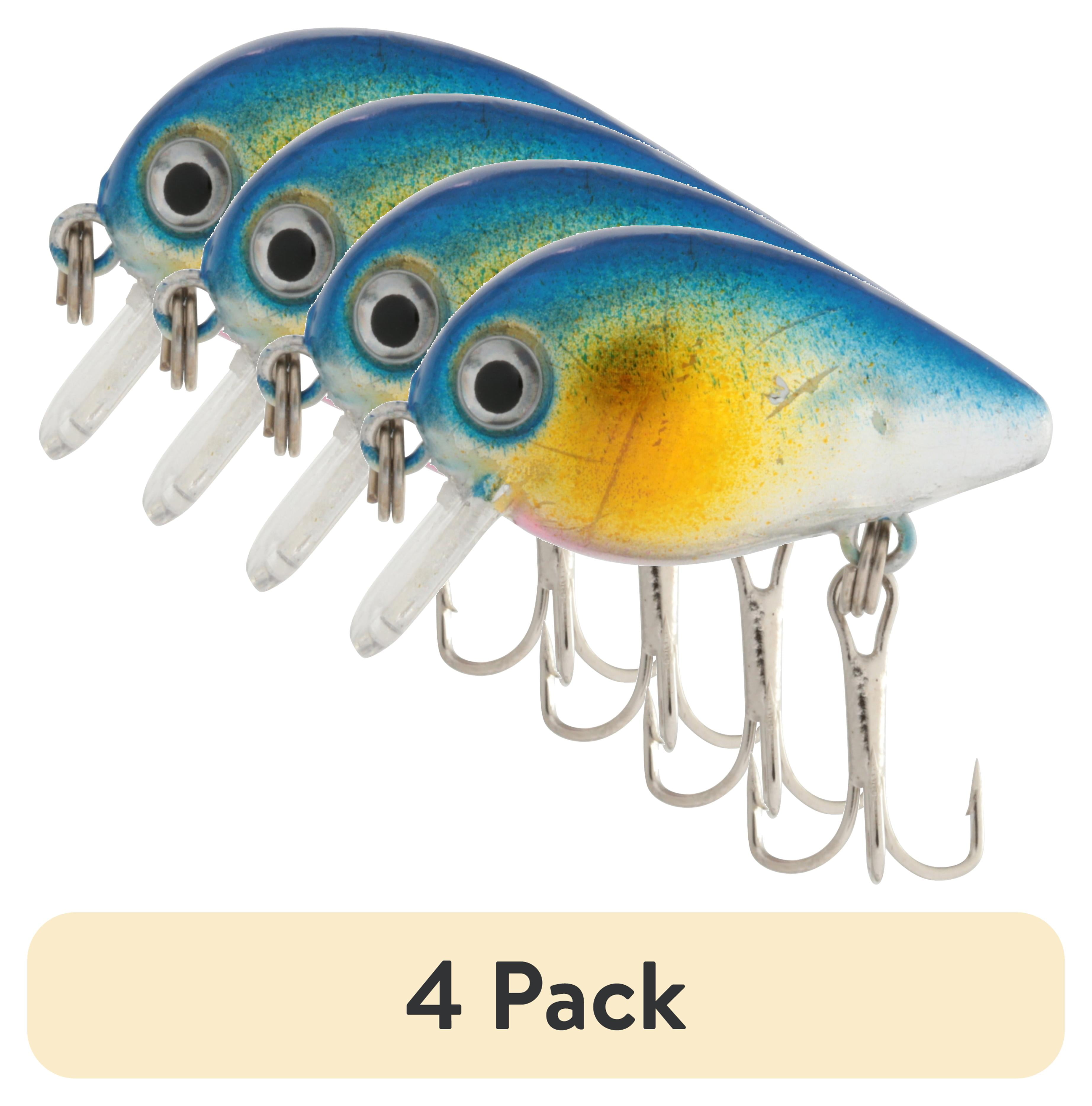 (4 pack) Creme Fishing Favorites Chrome/Blue Hard Bait - Walmart.com