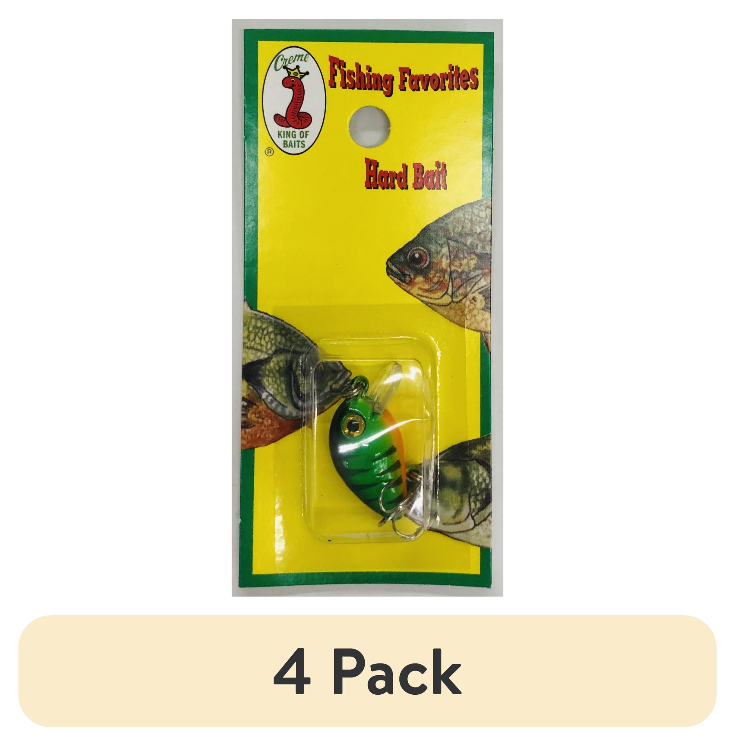 (4 pack) Creme Lure Ultra Light Crankbait Lure, Crawfish - Walmart.com